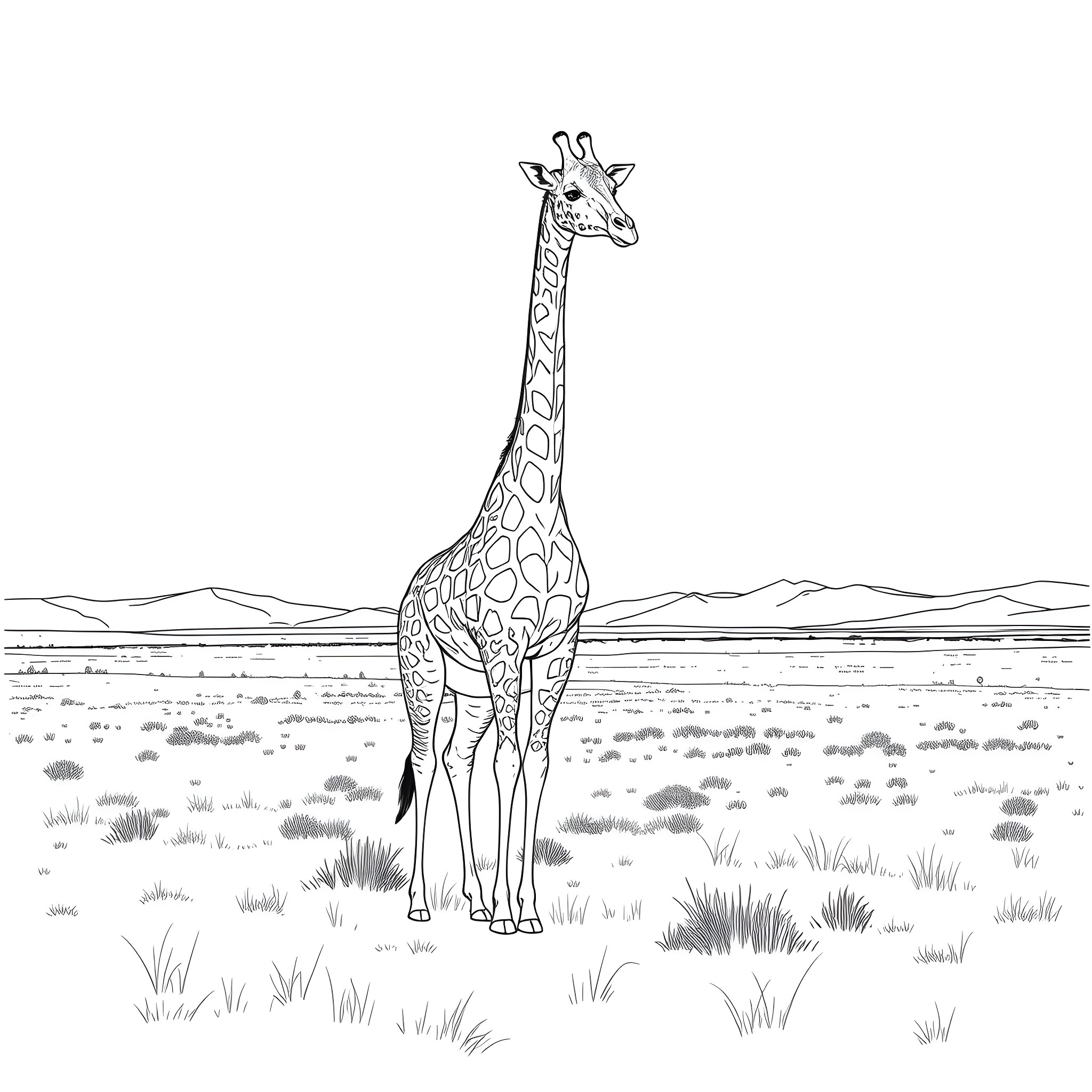 131 Best Giraffe Coloring Pages (Free Printable PDFs)