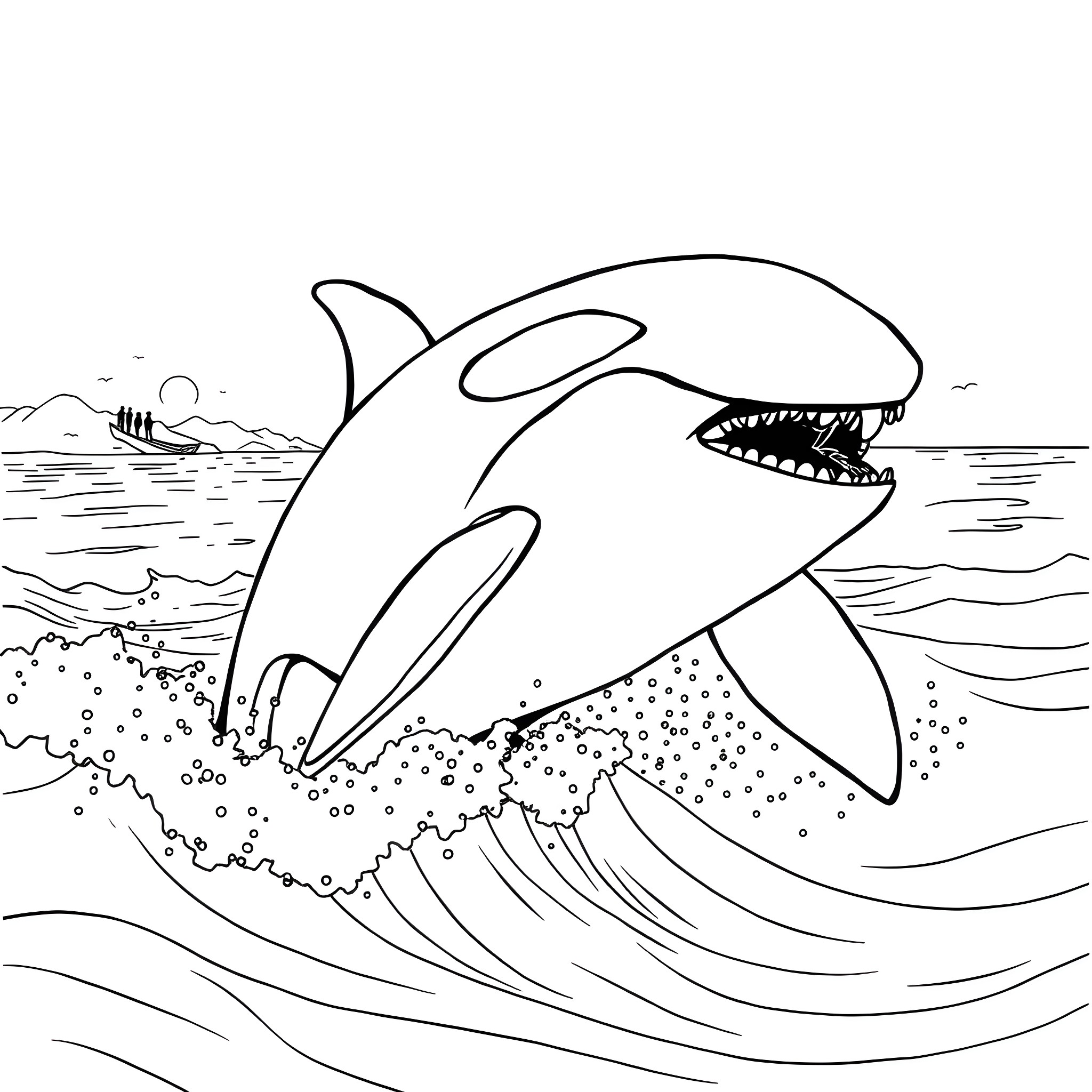 Best Orca Coloring Pages (Free Printable PDF)