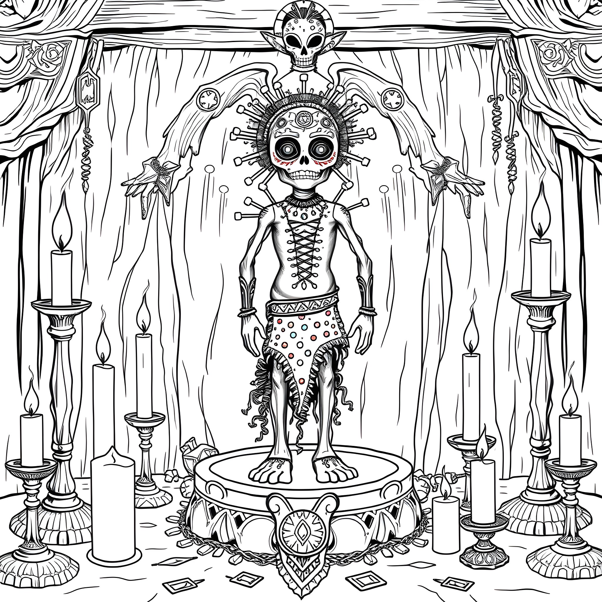 Best Voodoo Doll Coloring Pages (Free Printable PDF)