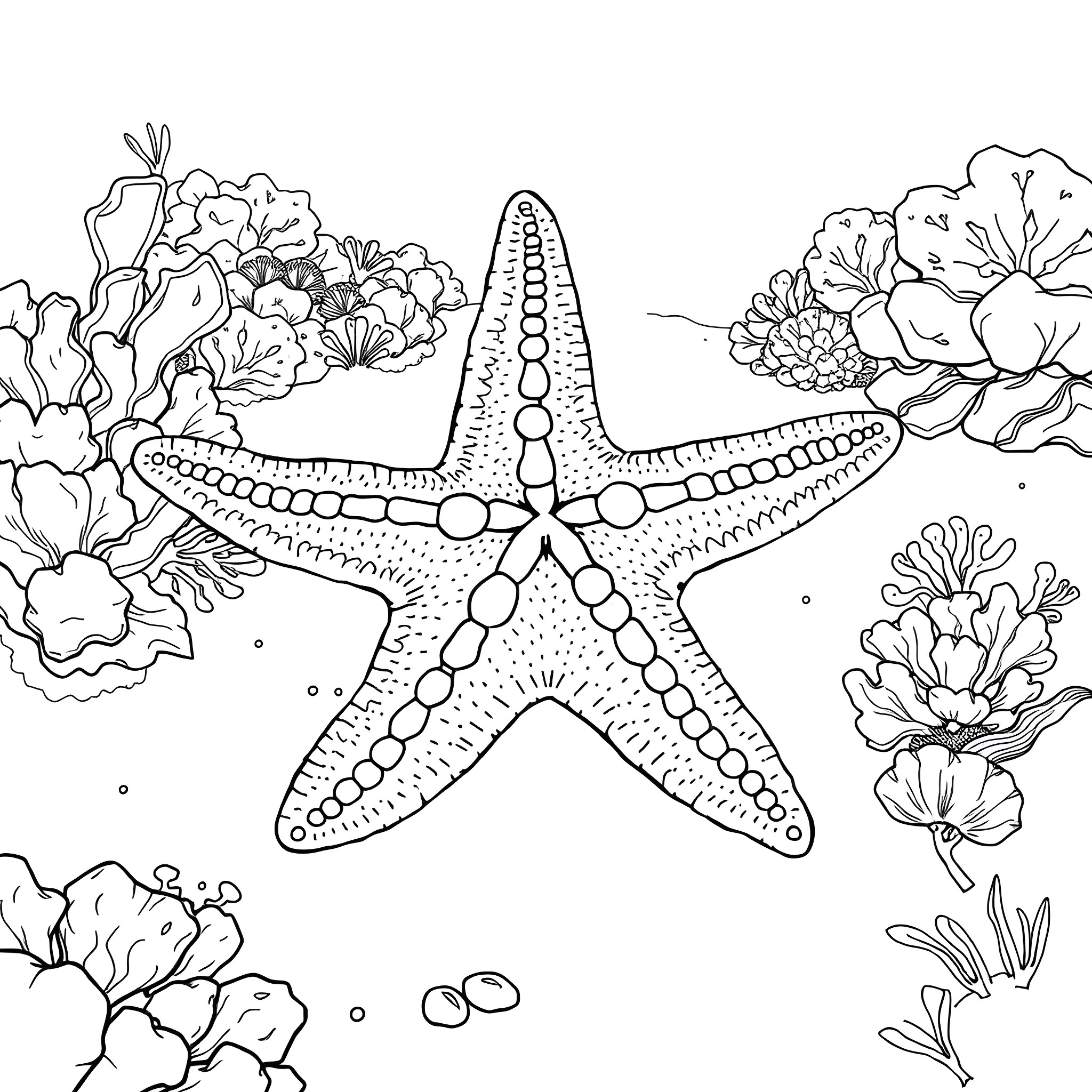 Best Starfish Coloring Pages (Free Printable PDF)