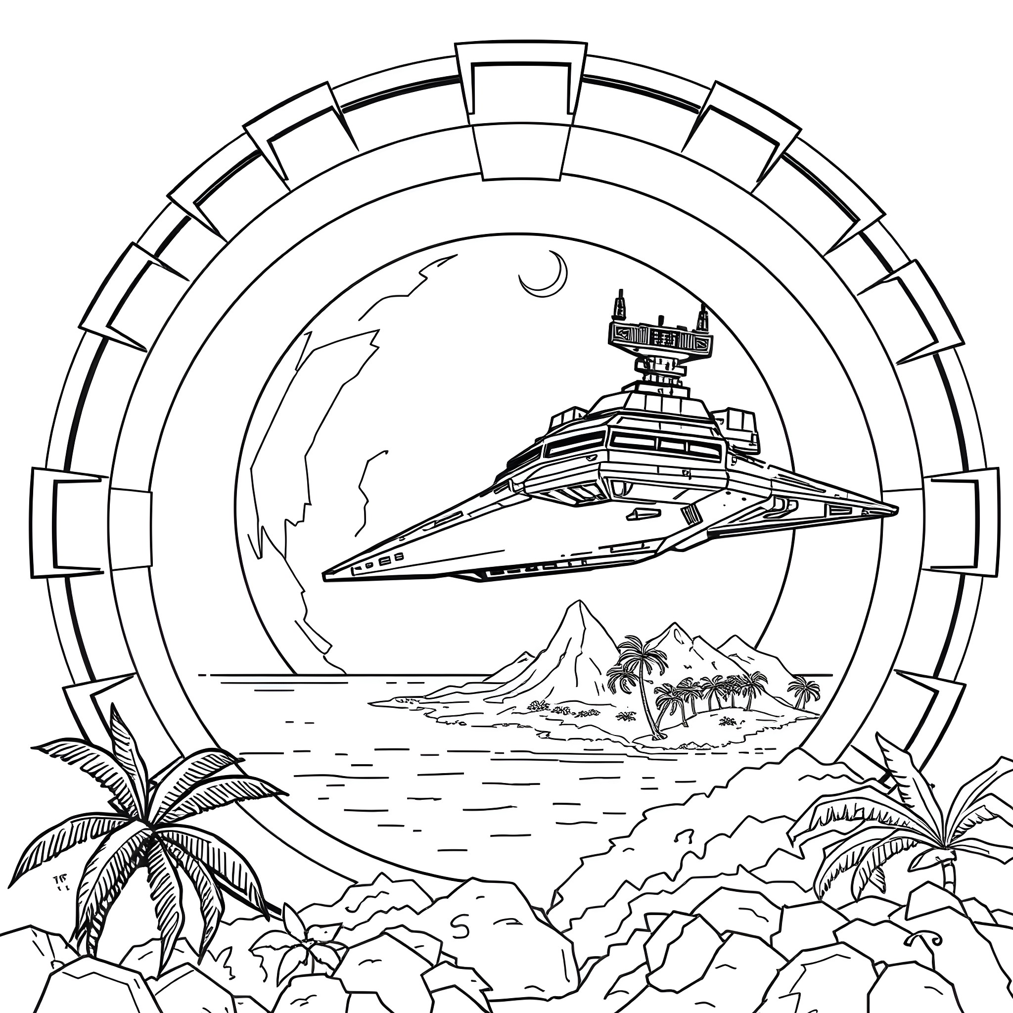 5 Best Star Destroyer Coloring Pages (Free Printable PDFs)