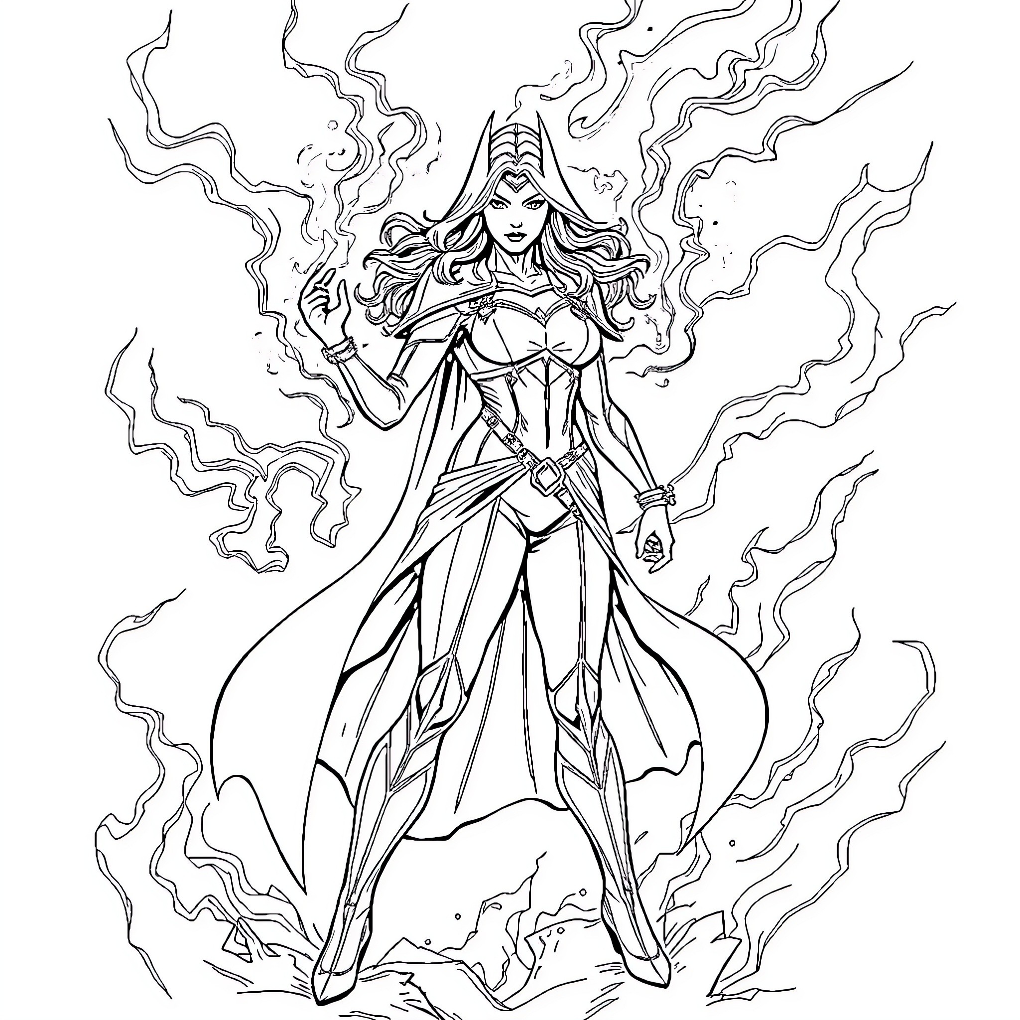 Best Scarlet Witch Coloring Pages (Free Printable PDF)