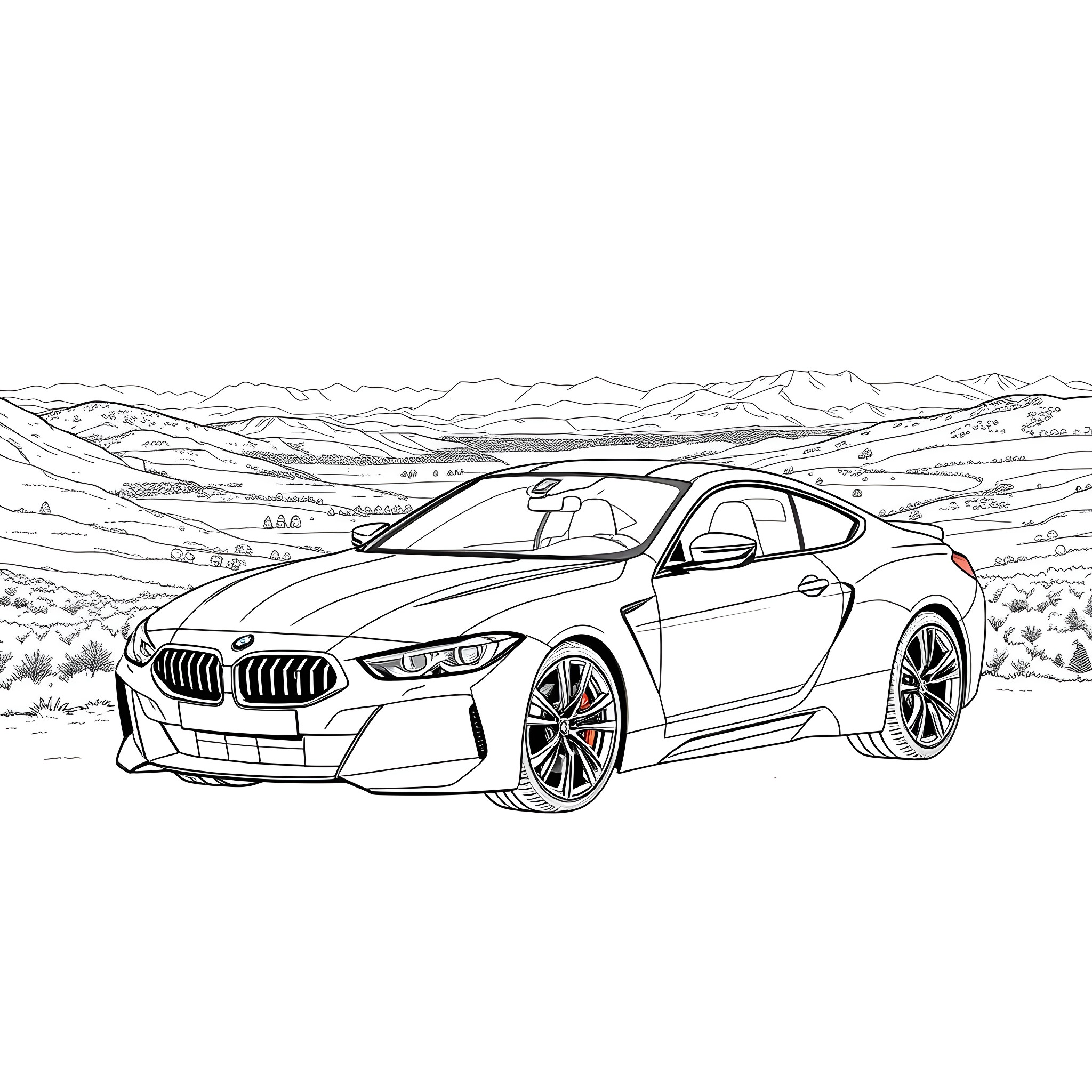 Best BMW Coloring Pages (Free Printable PDF)