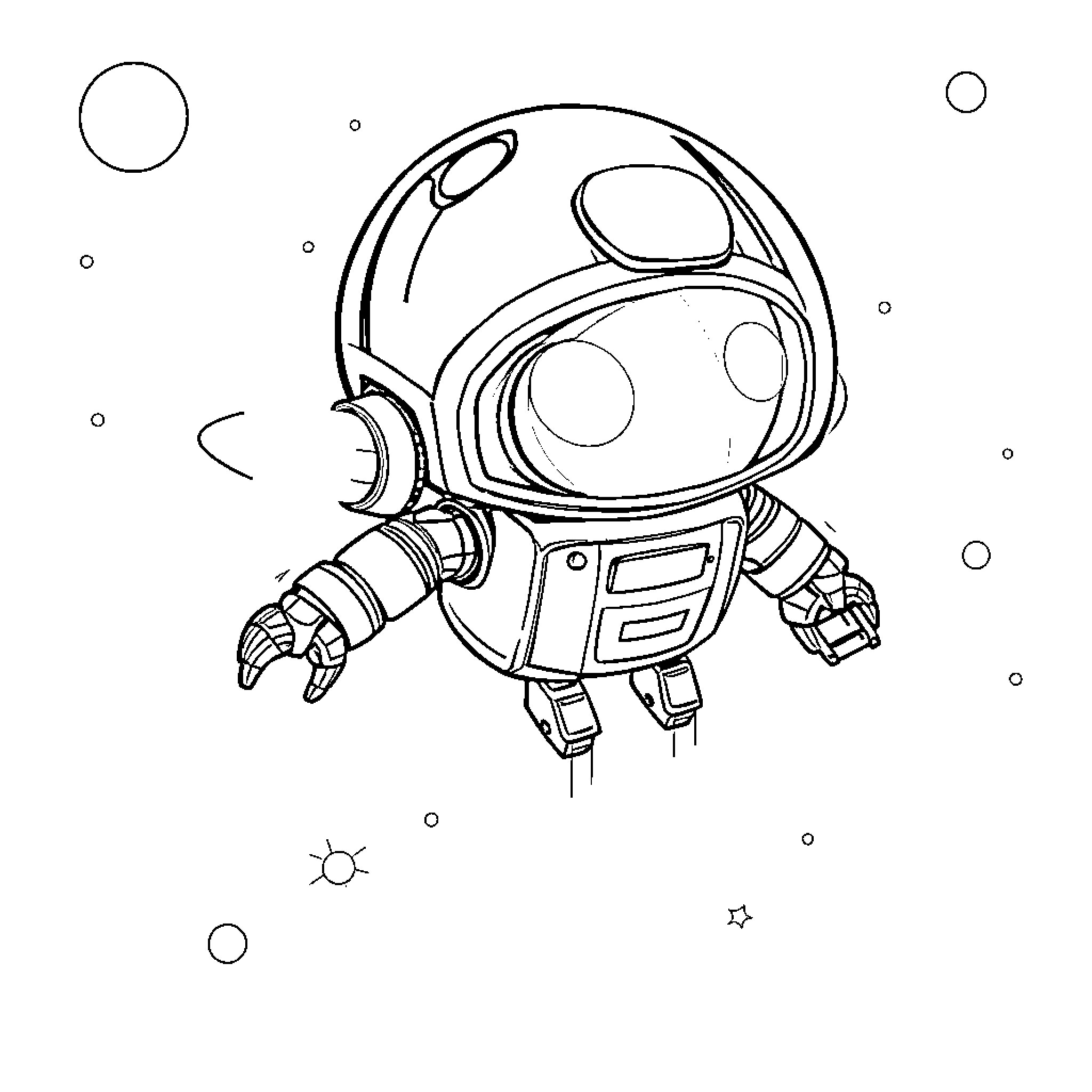 Best Astrobot Coloring Pages (Free Printable PDF)