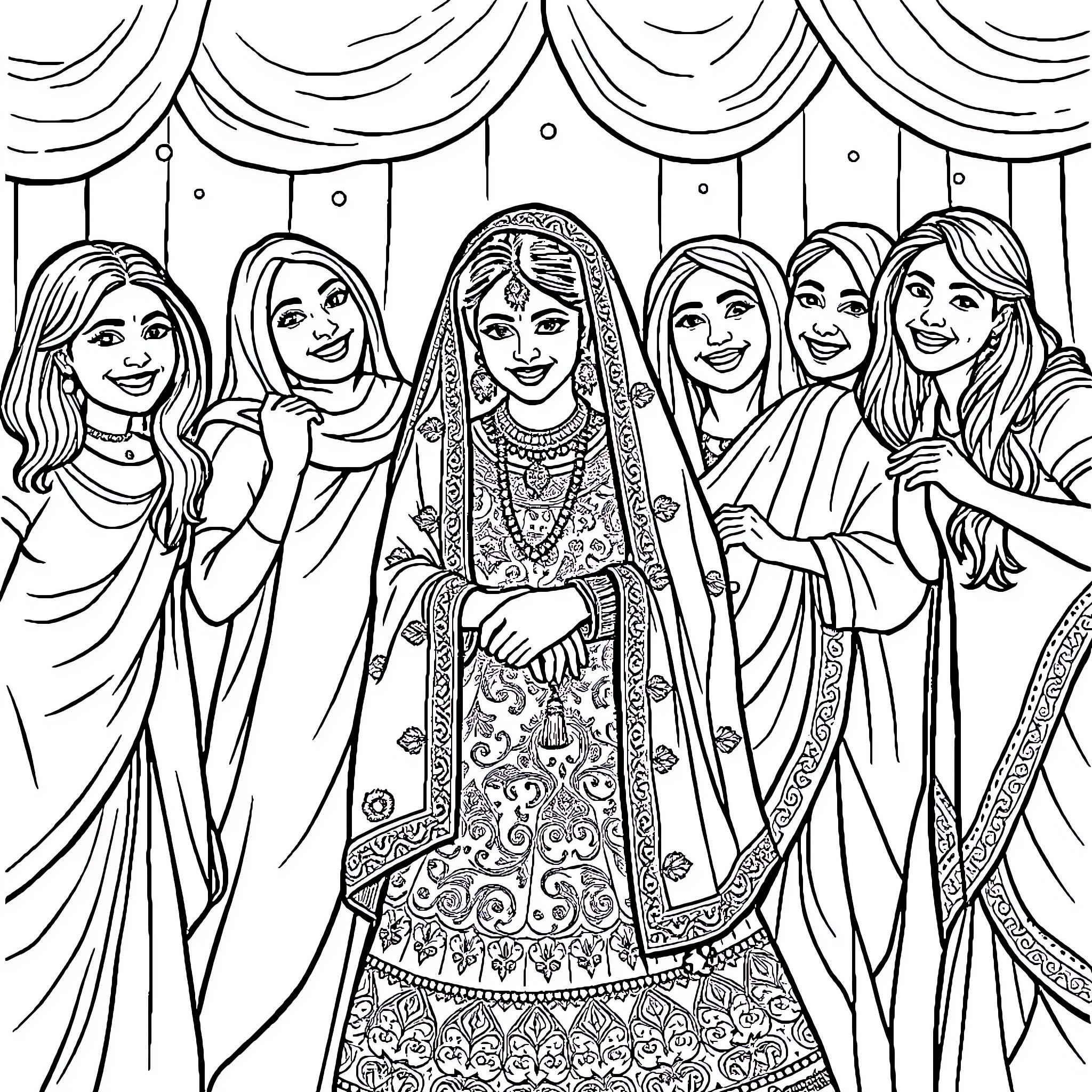 Best Bride Coloring Pages (Free Printable PDF)