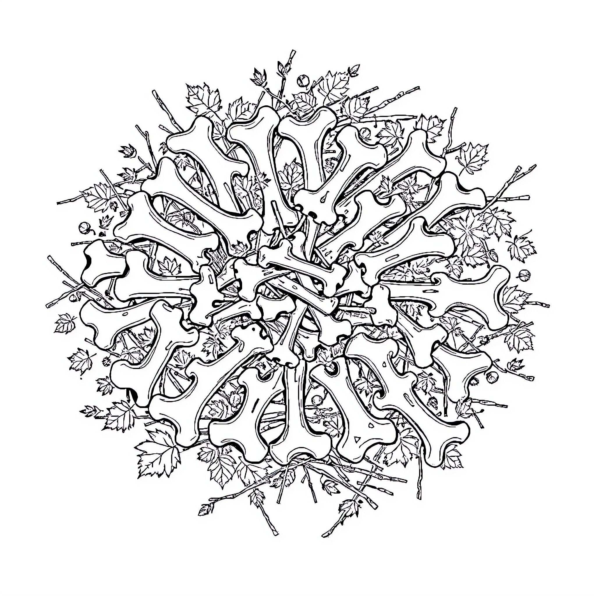 4 Best Bone Coloring Pages (Free Printable PDFs)