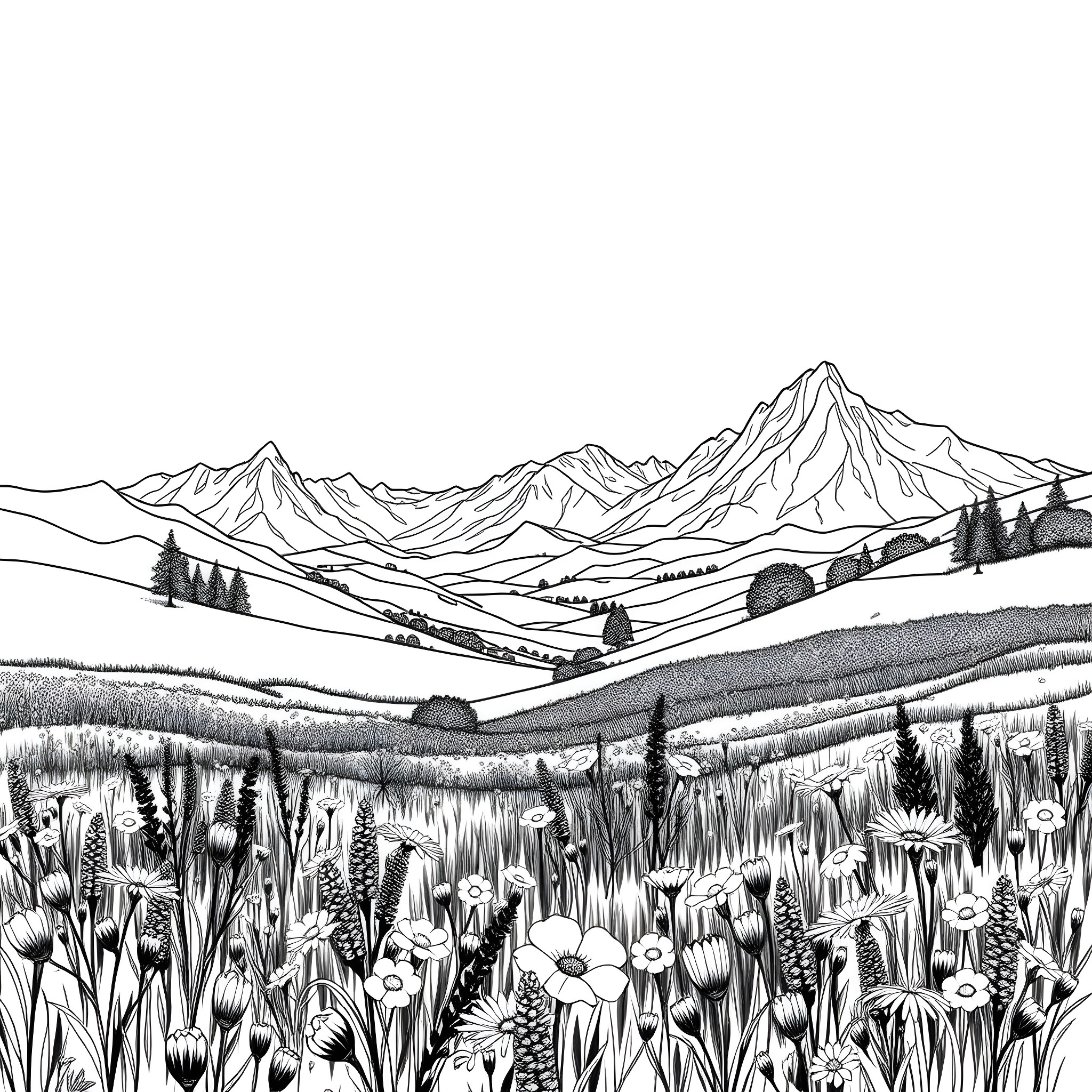 Best Nature Coloring Pages (Free Printable PDF)