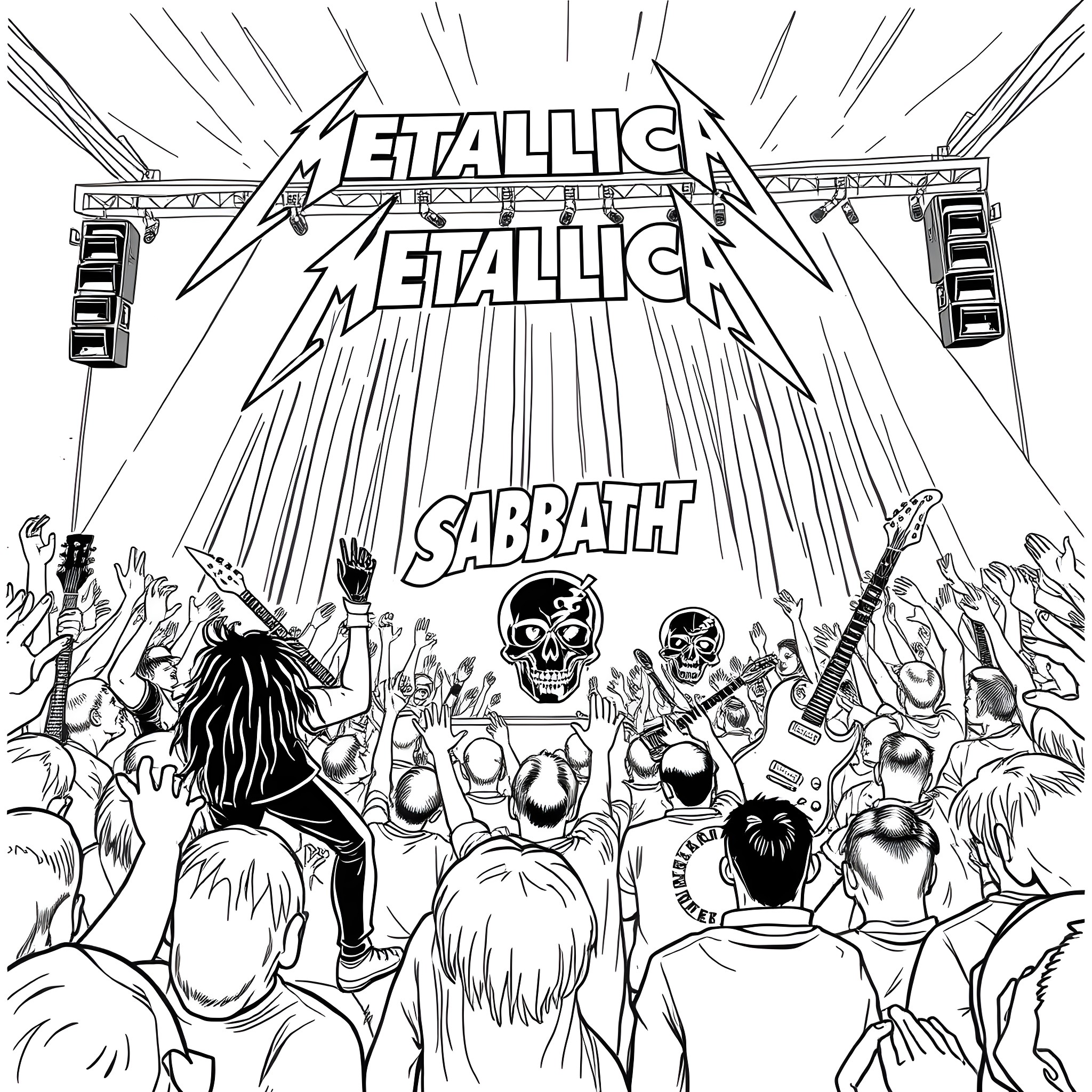 Best Metallica Coloring Pages (Free Printable PDF)