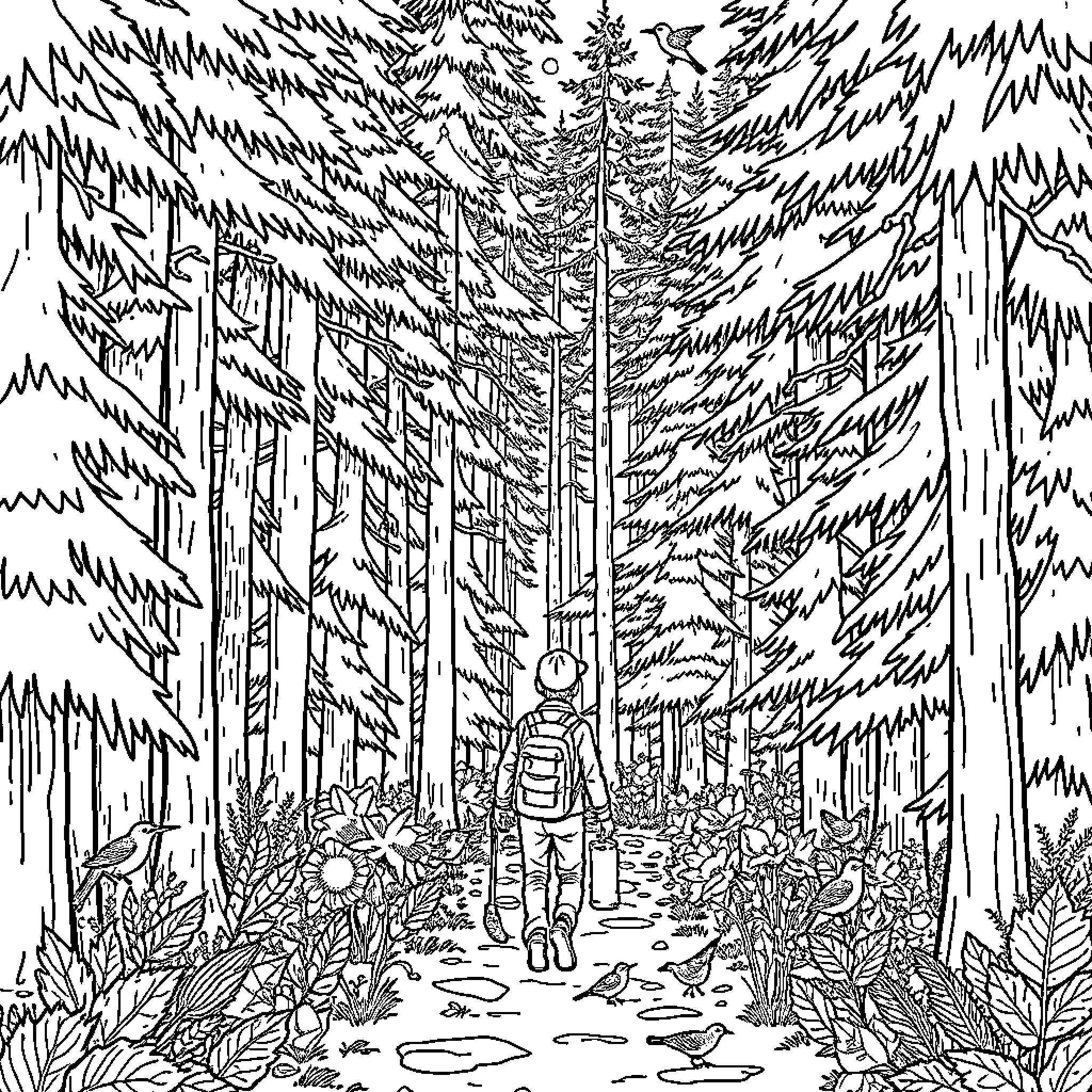 Best Forester Coloring Pages (Free Printable PDF)