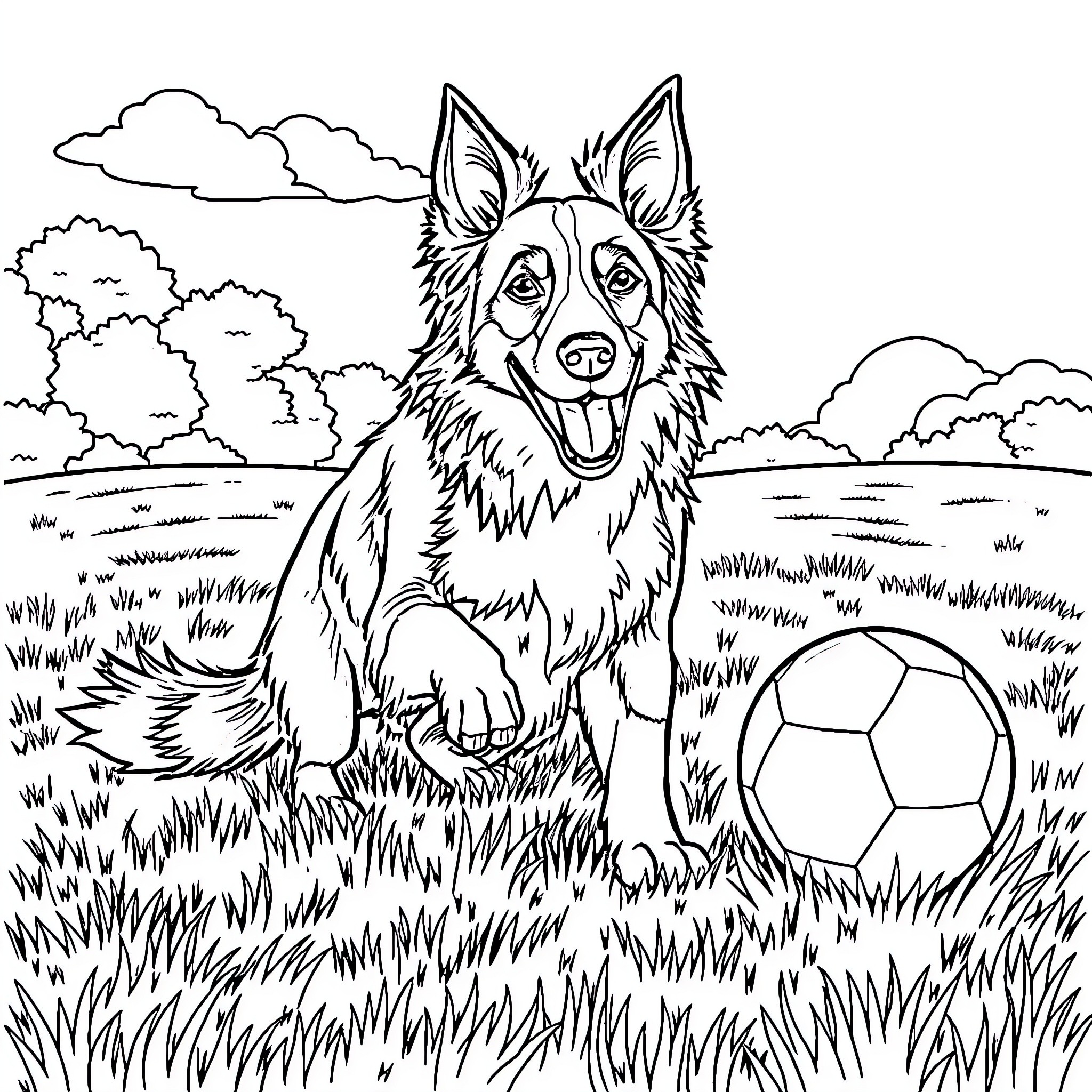 58 Best Border Collie Coloring Pages (Free Printable PDFs)