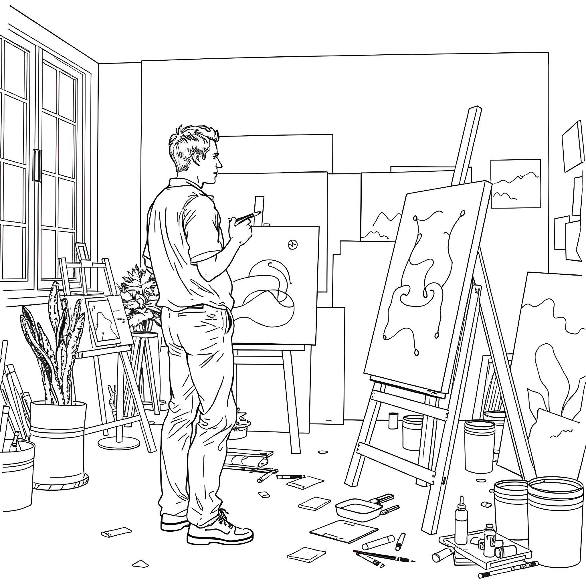 Best Male Coloring Pages (Free Printable PDF)