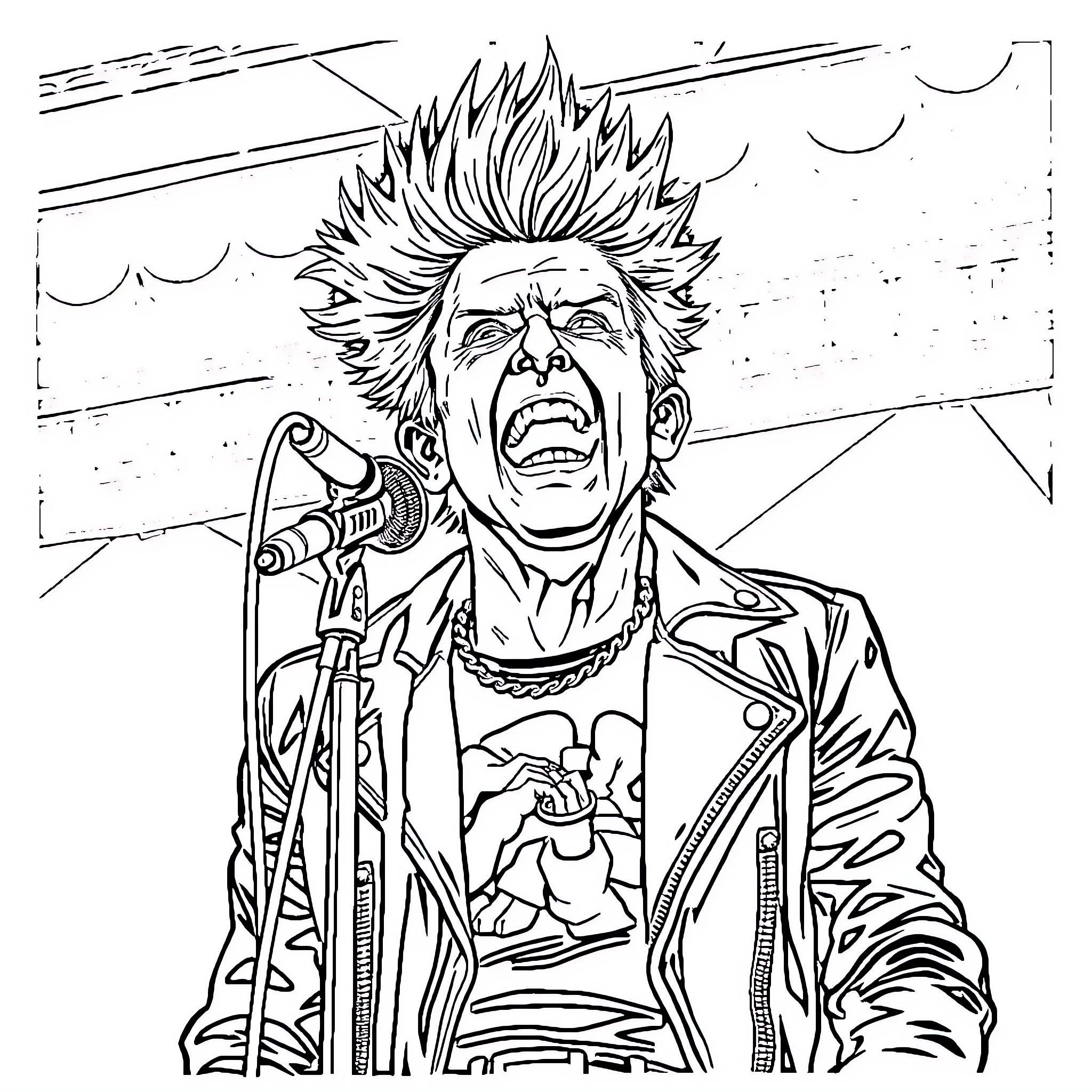 Best Johnny Rotten Coloring Pages (Free Printable PDF)