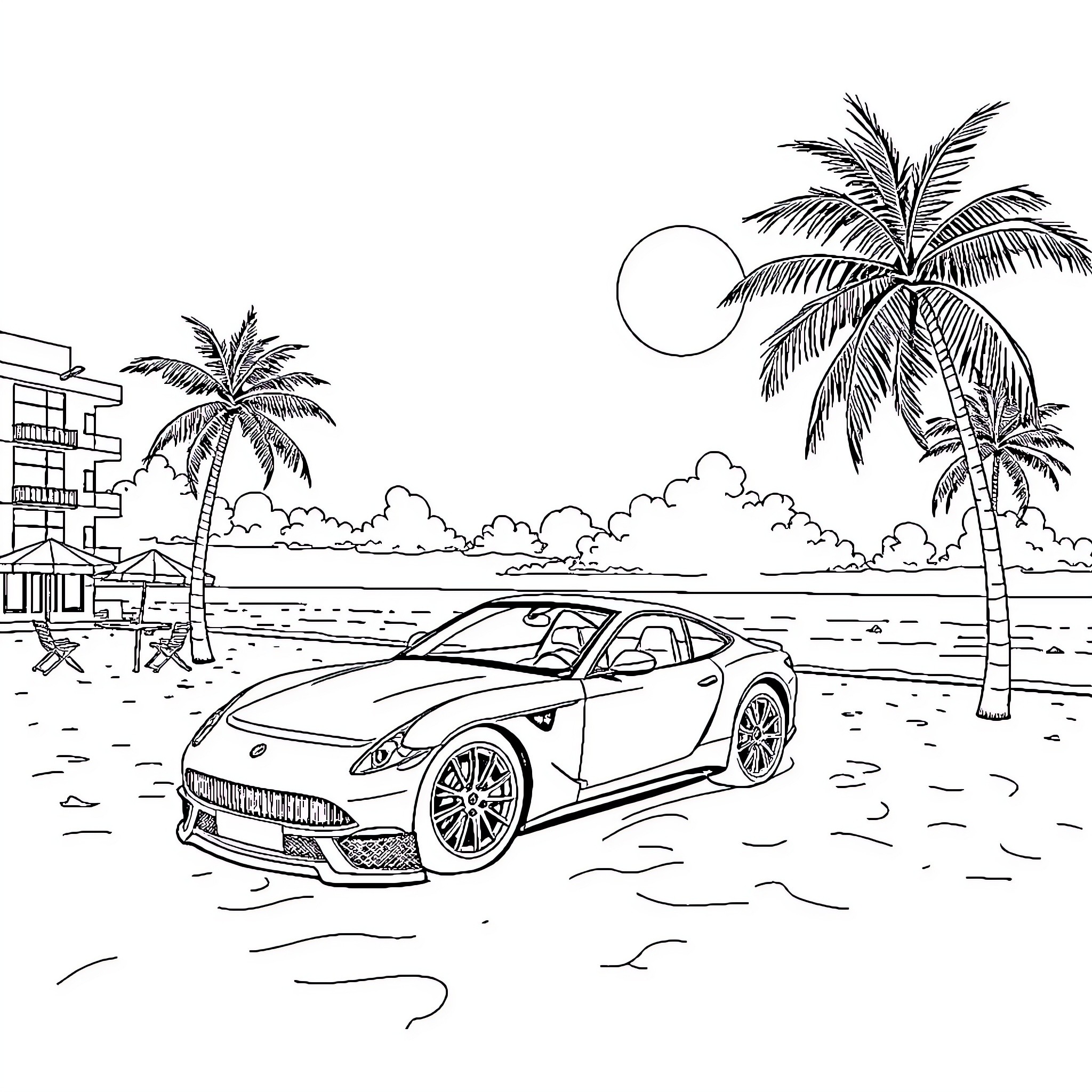 Best Car Coloring Pages (Free Printable PDF)
