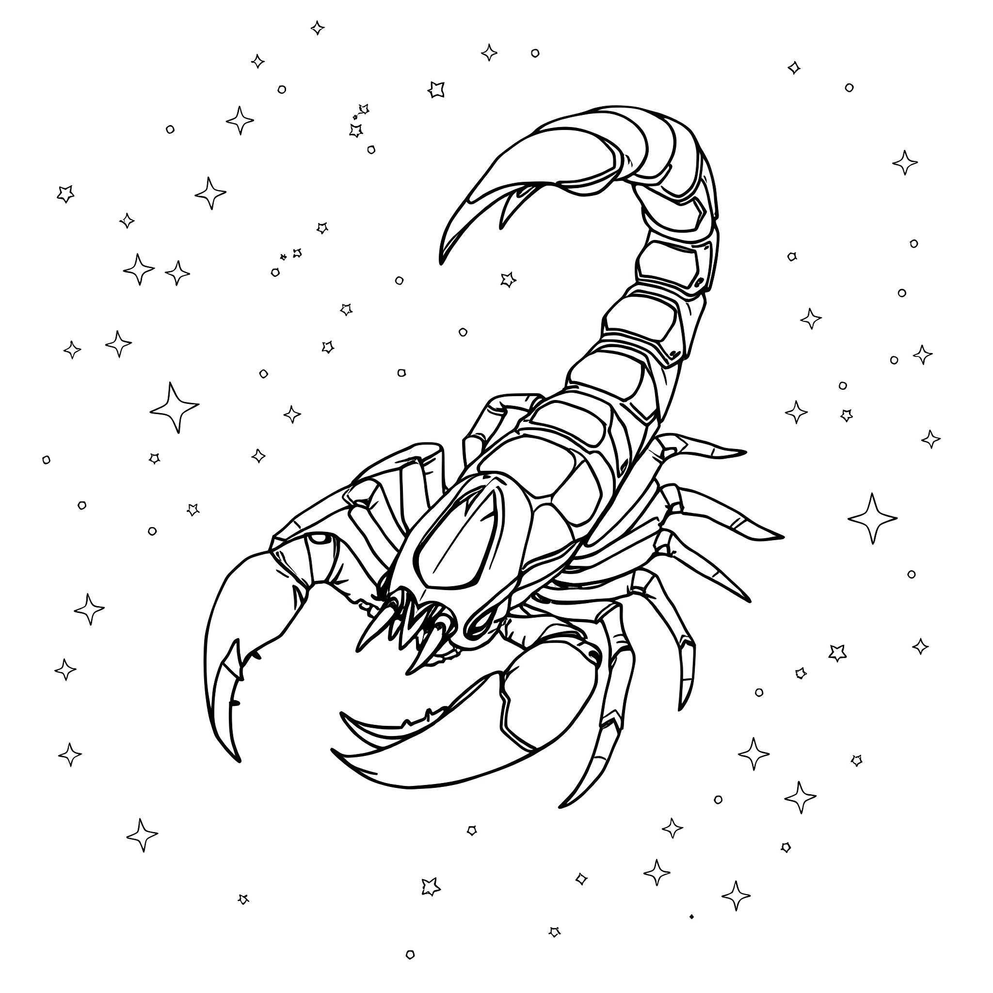 Best Scorpio Coloring Pages (Free Printable PDF)