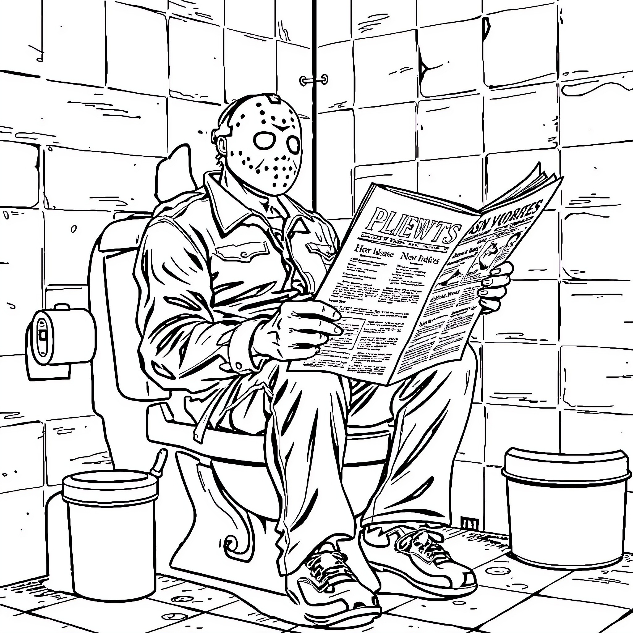 Best Jason Voorhees Coloring Pages (Free Printable PDF)