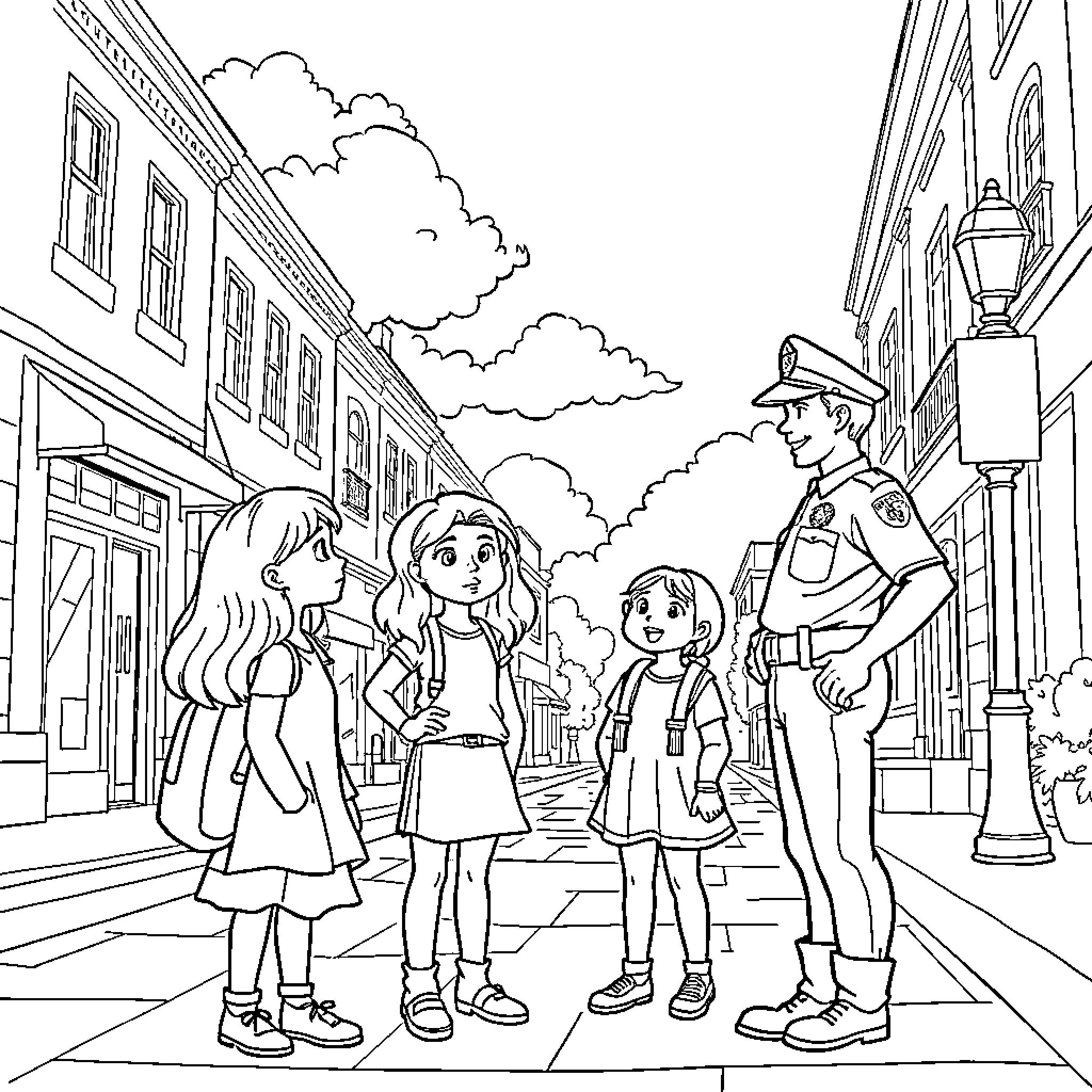 Best Policeman Coloring Pages (Free Printable PDF)