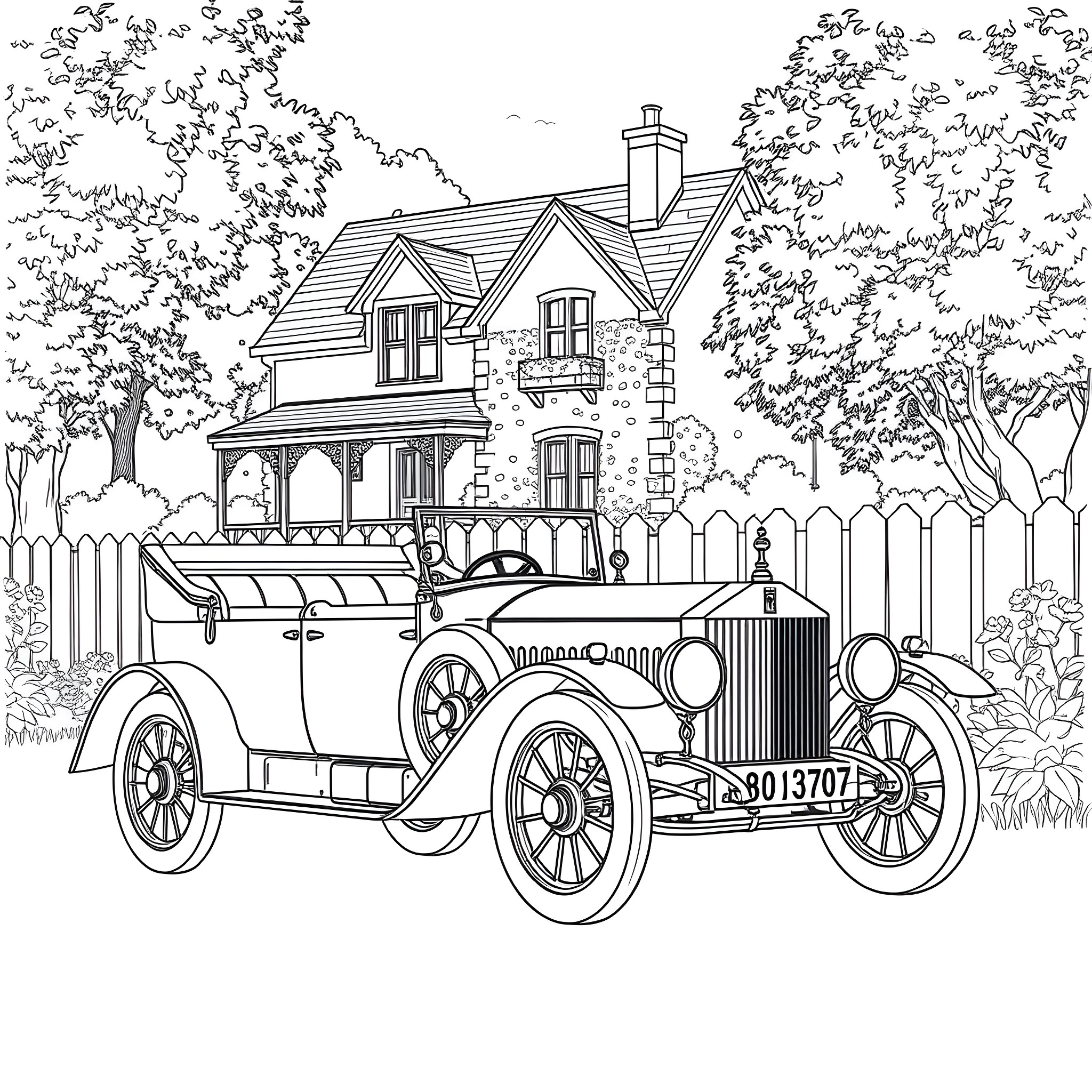 Best Rolls Royce Coloring Pages (Free Printable PDF)