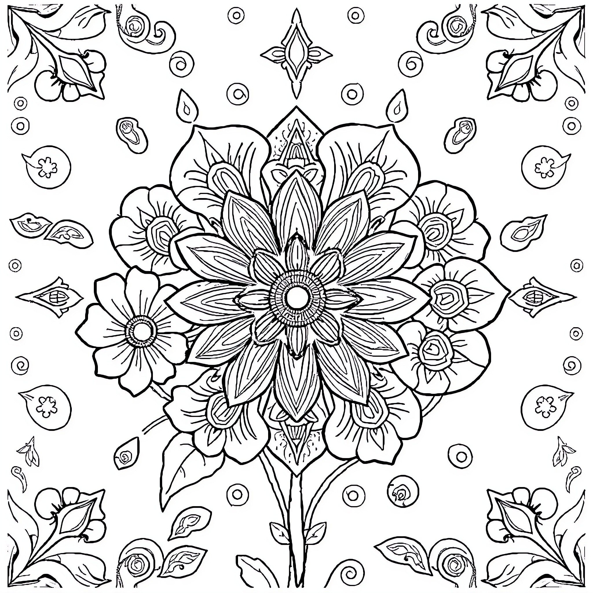 Best Navratri Coloring Pages (Free Printable PDF)