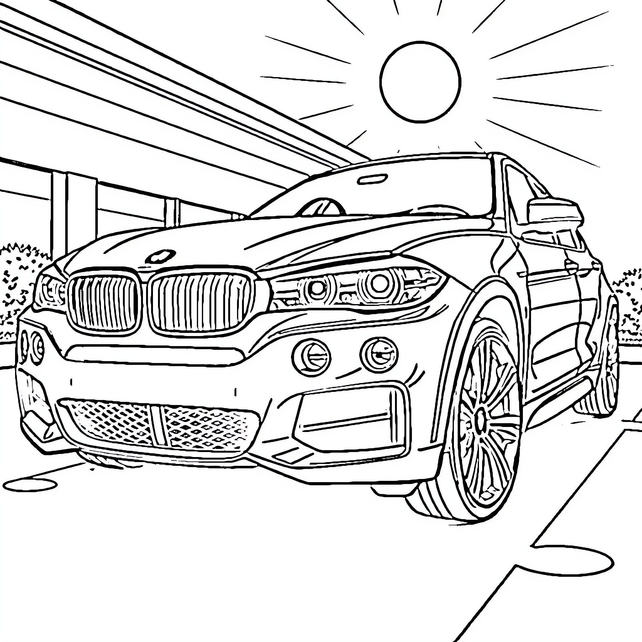 Best BMW Coloring Pages (Free Printable PDF)