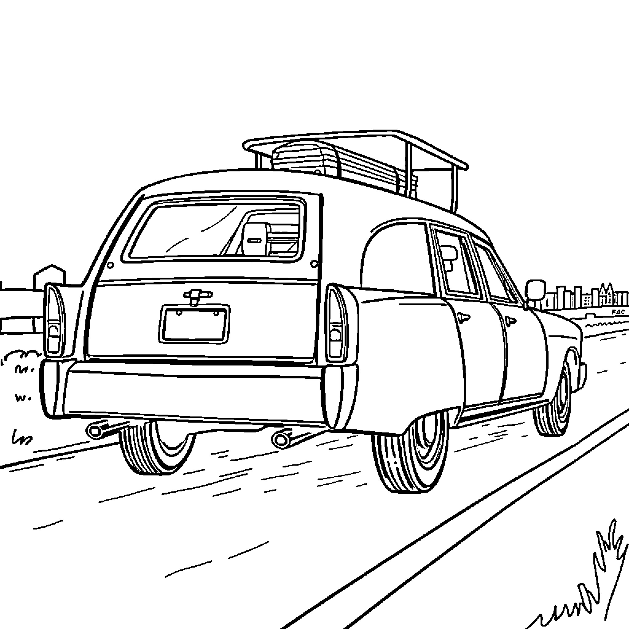 Best Hearse Coloring Pages (Free Printable PDF)