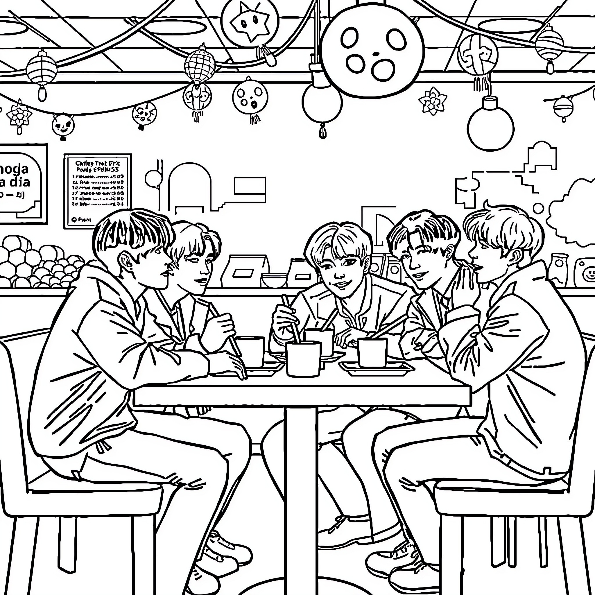 56 Best BTS Coloring Pages (Free Printable PDFs)