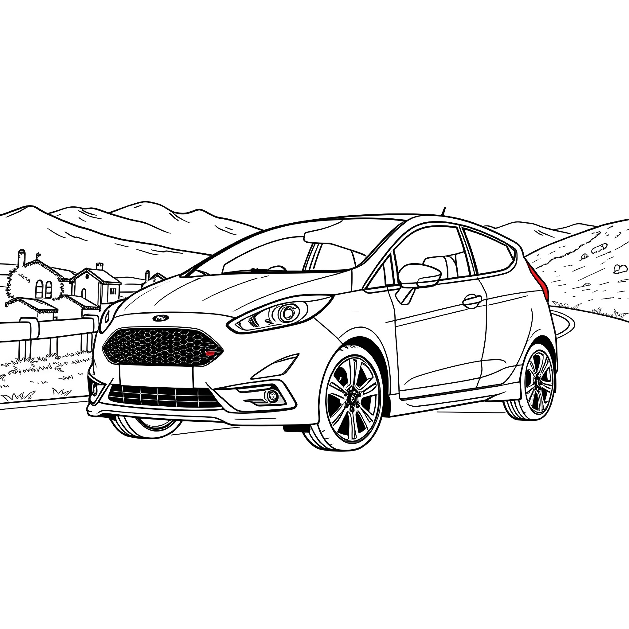 Best Ford Coloring Pages (Free Printable PDF)