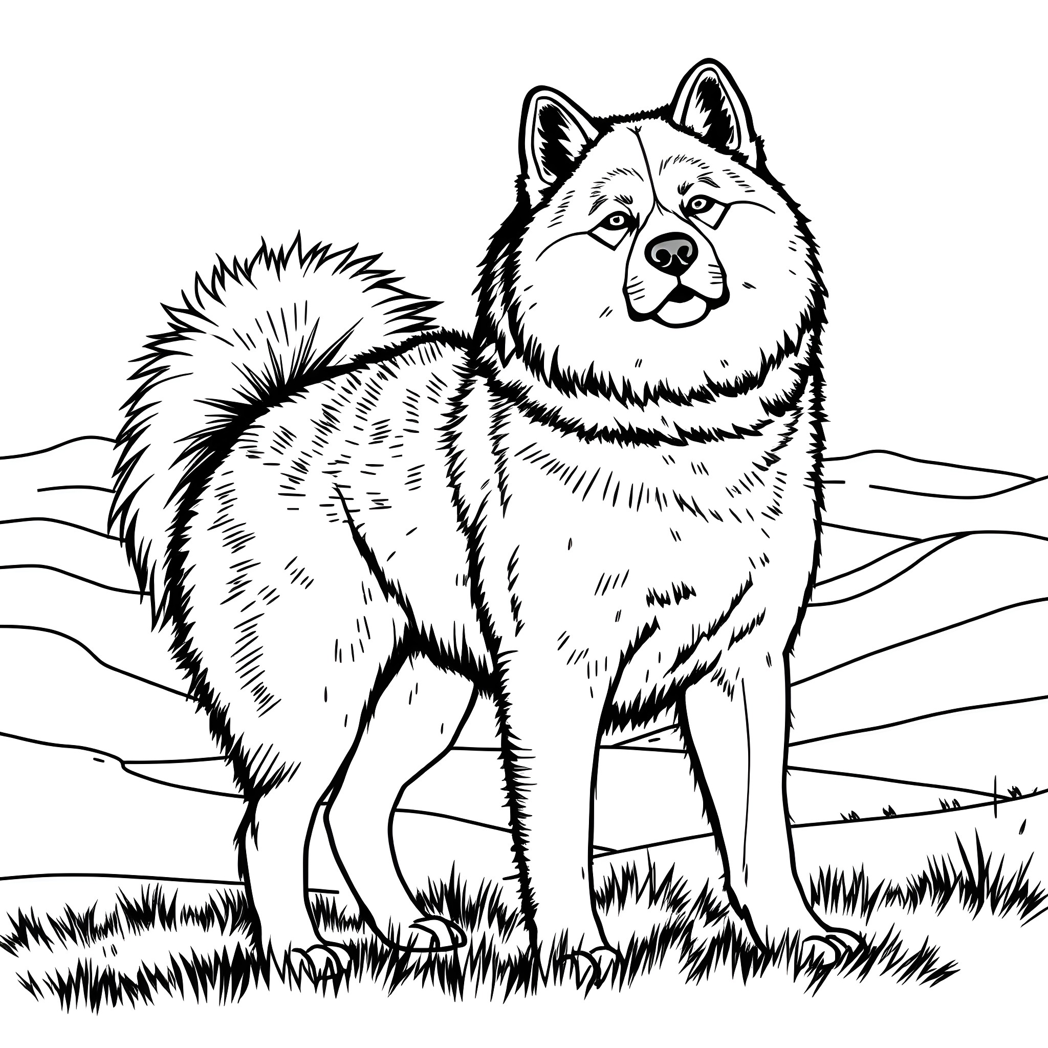 4 Best Akita Coloring Pages (Free Printable PDFs)