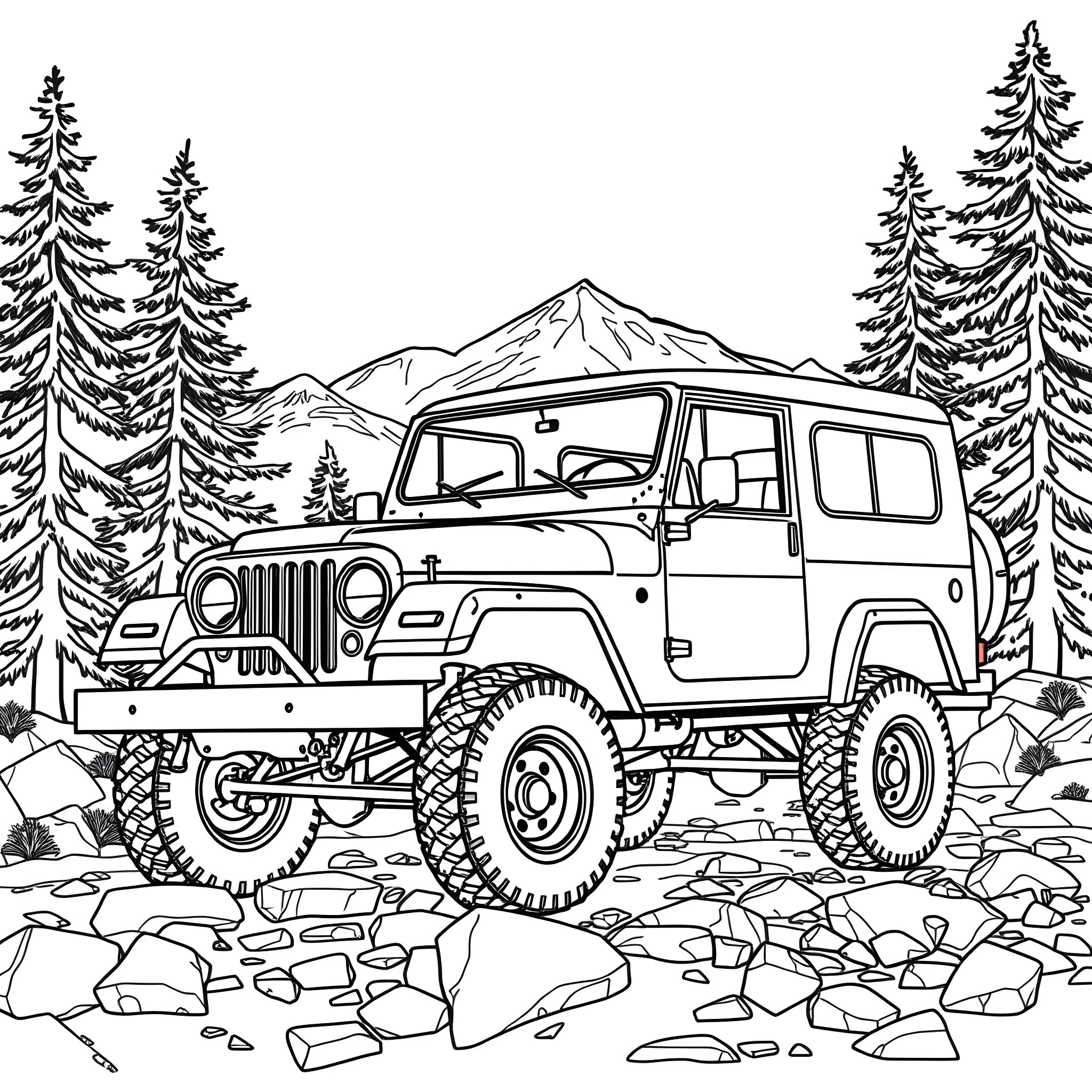 Best 4x4 Coloring Pages (Free Printable PDF)