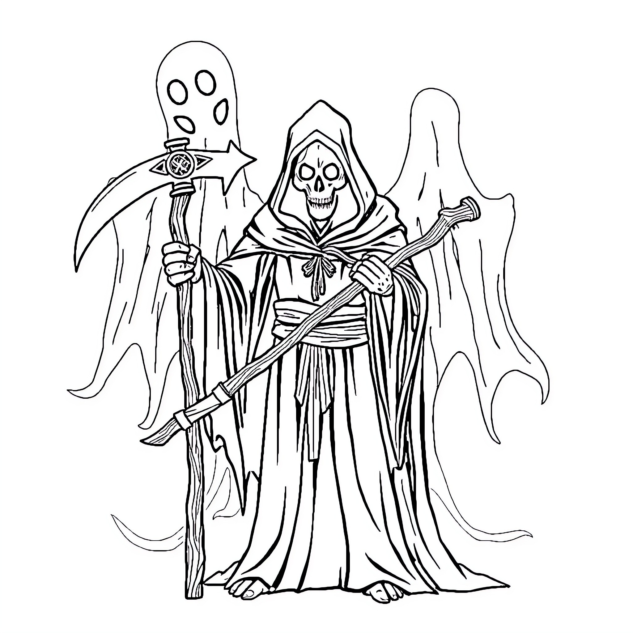 Best Grim Reaper Coloring Pages (Free Printable PDF)