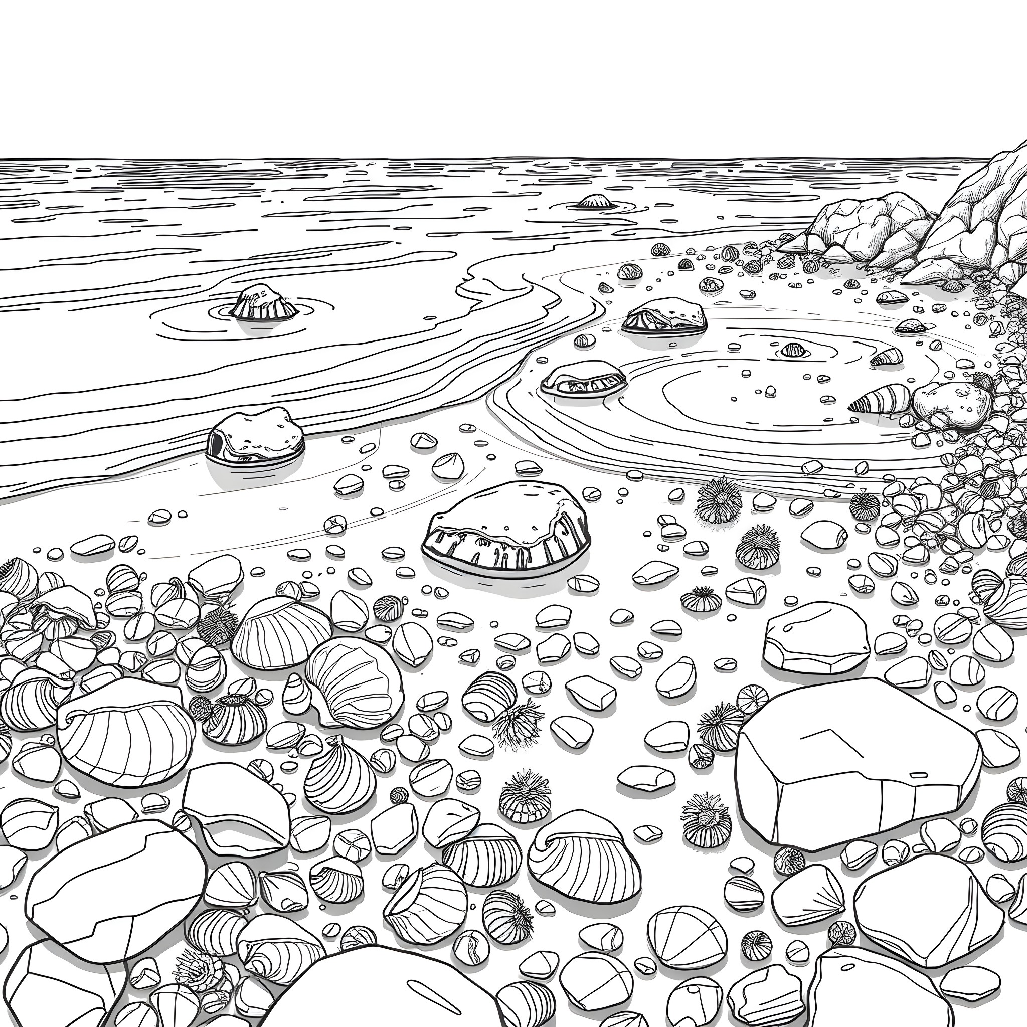 Best Tidal Pool Coloring Pages (Free Printable PDF)