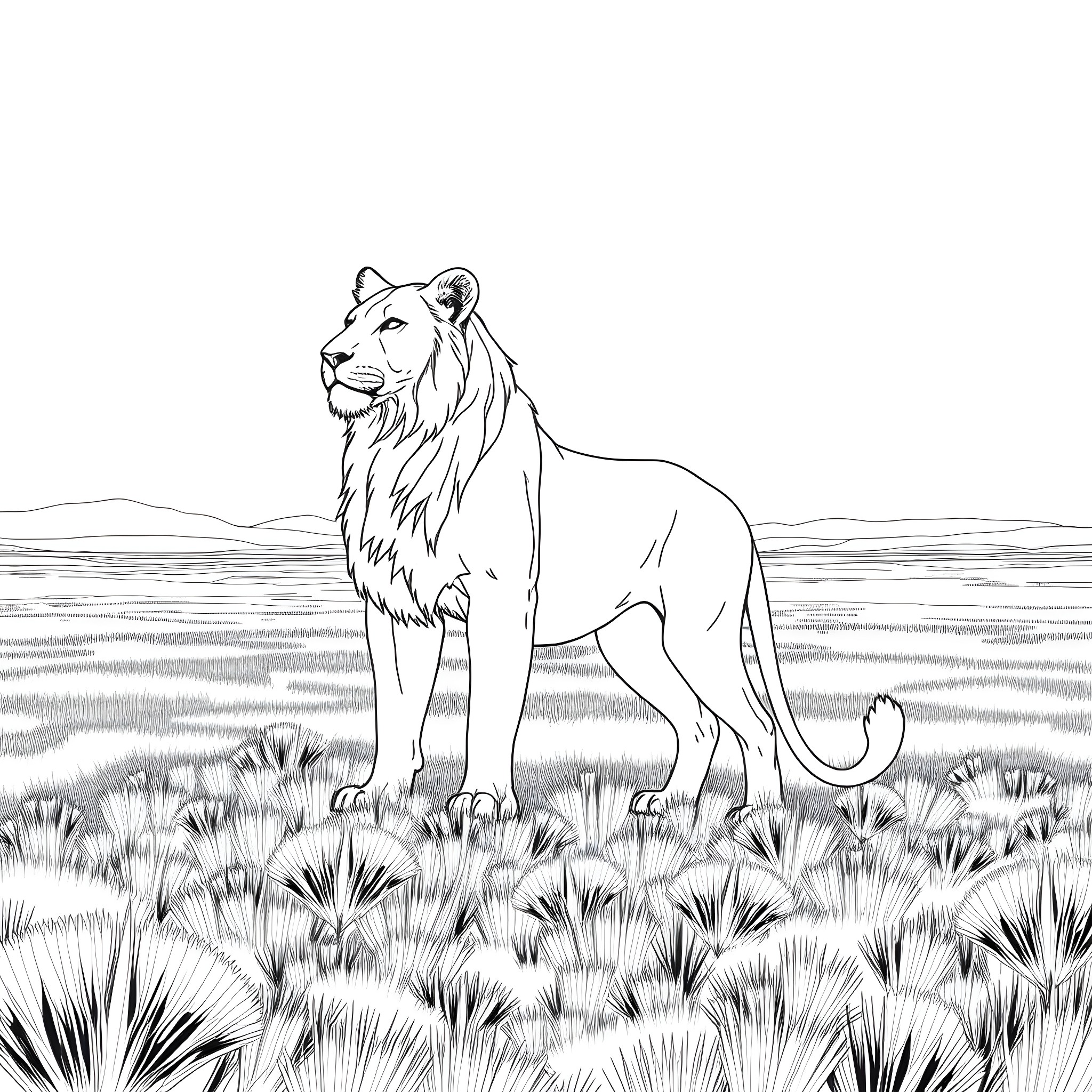 Best Lioness Coloring Pages (Free Printable PDF)