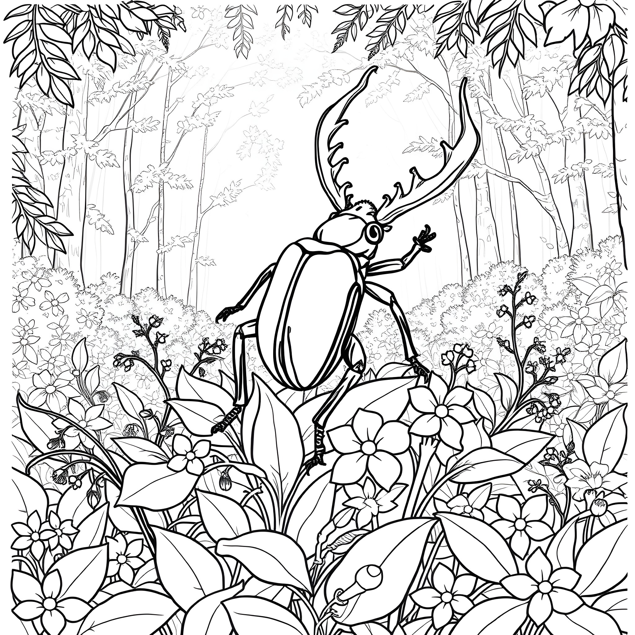6 Best Stag Beetle Coloring Pages (Free Printable PDFs)