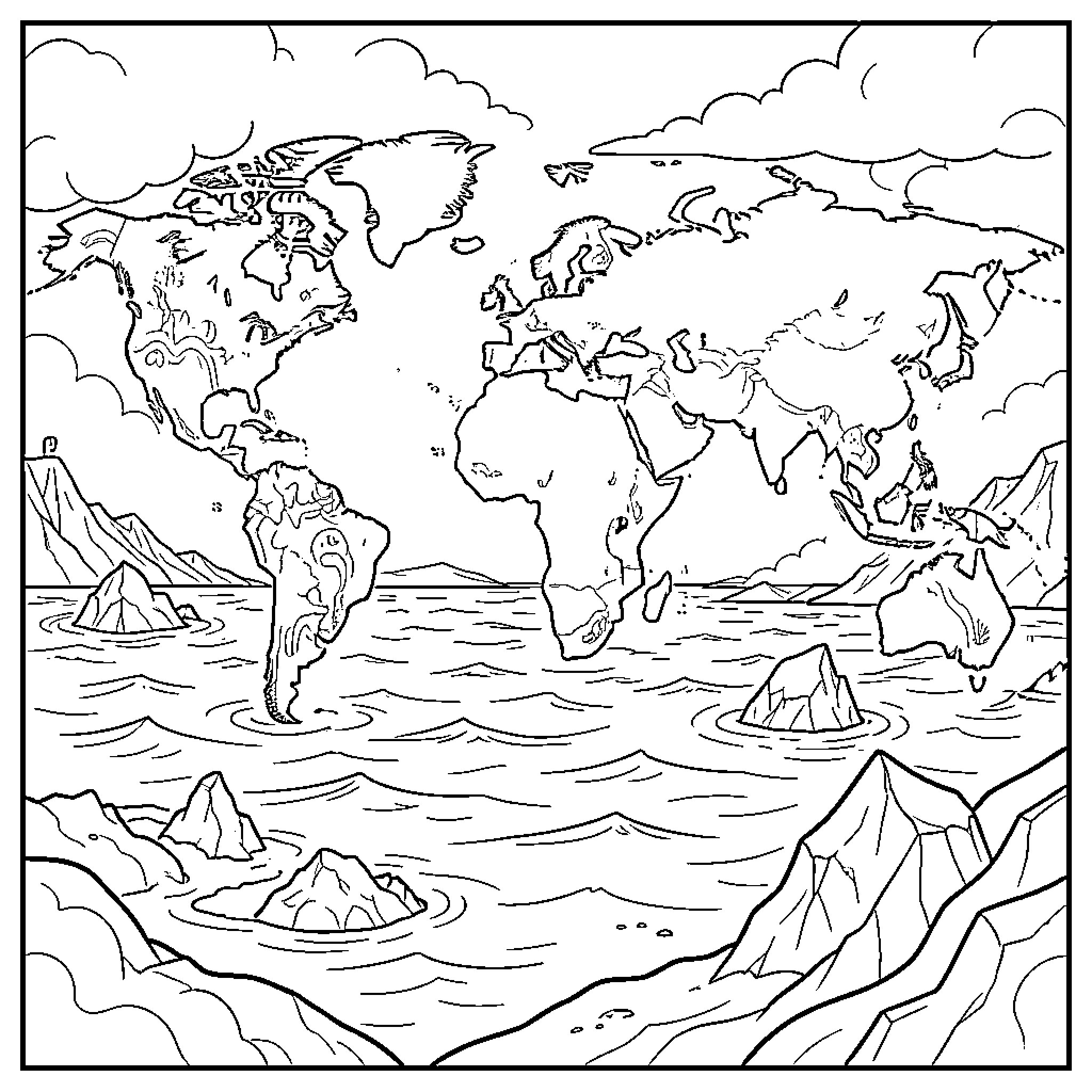 Best Climate Change Coloring Pages (Free Printable PDF)
