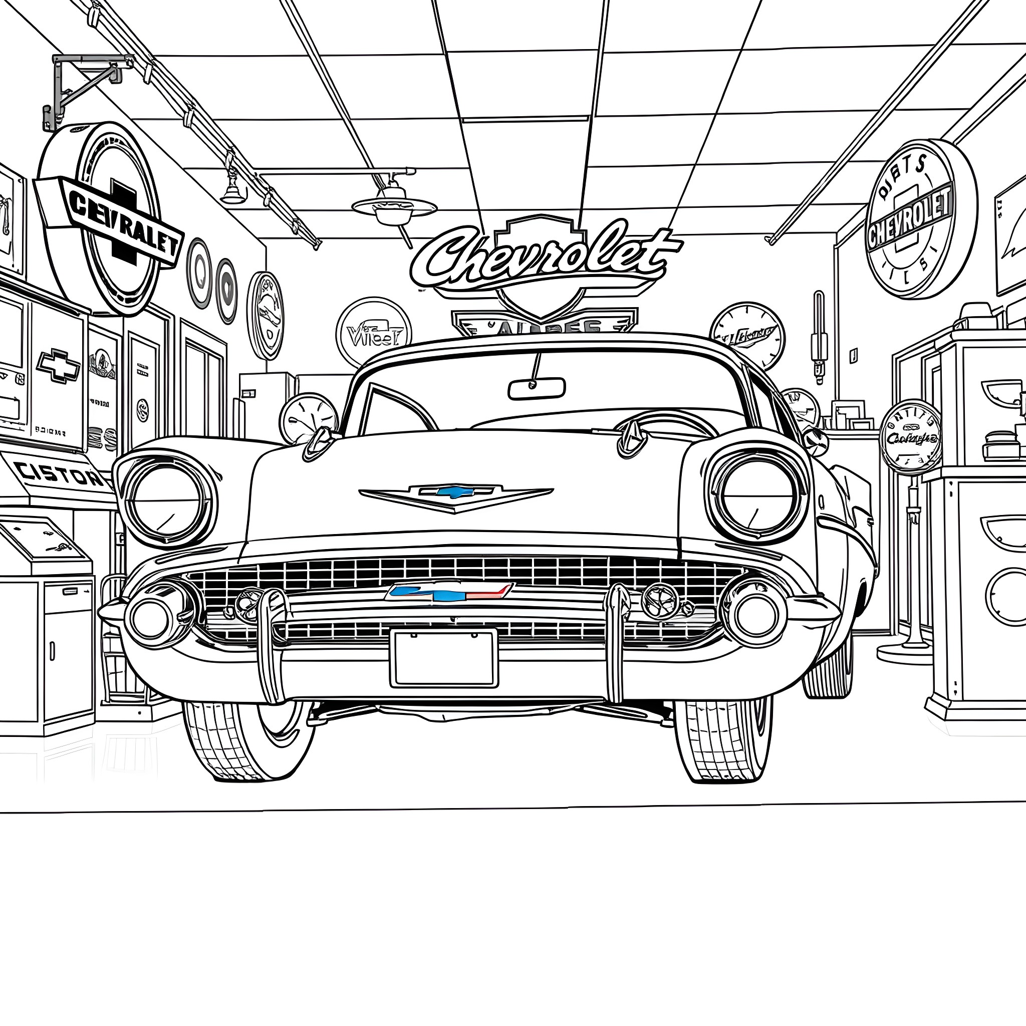 Best Chevrolet Coloring Pages (Free Printable PDF)