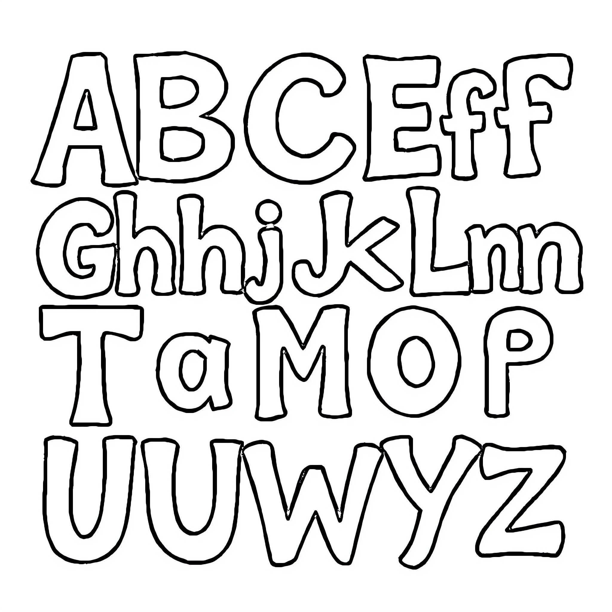 169 Best Alphabet Coloring Pages (Free Printable PDFs)