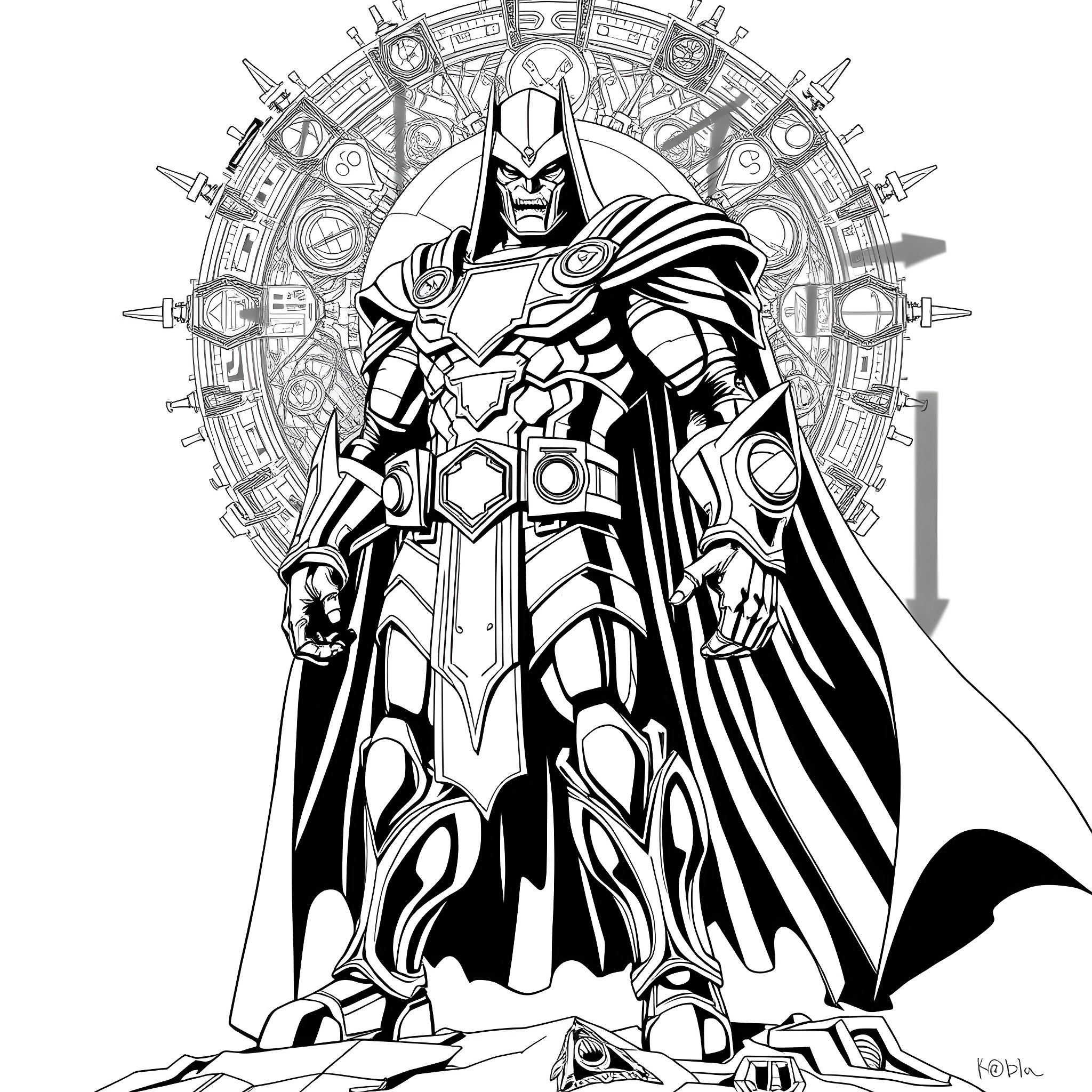 31 Best Doctor Doom Coloring Pages (Free Printable PDFs)