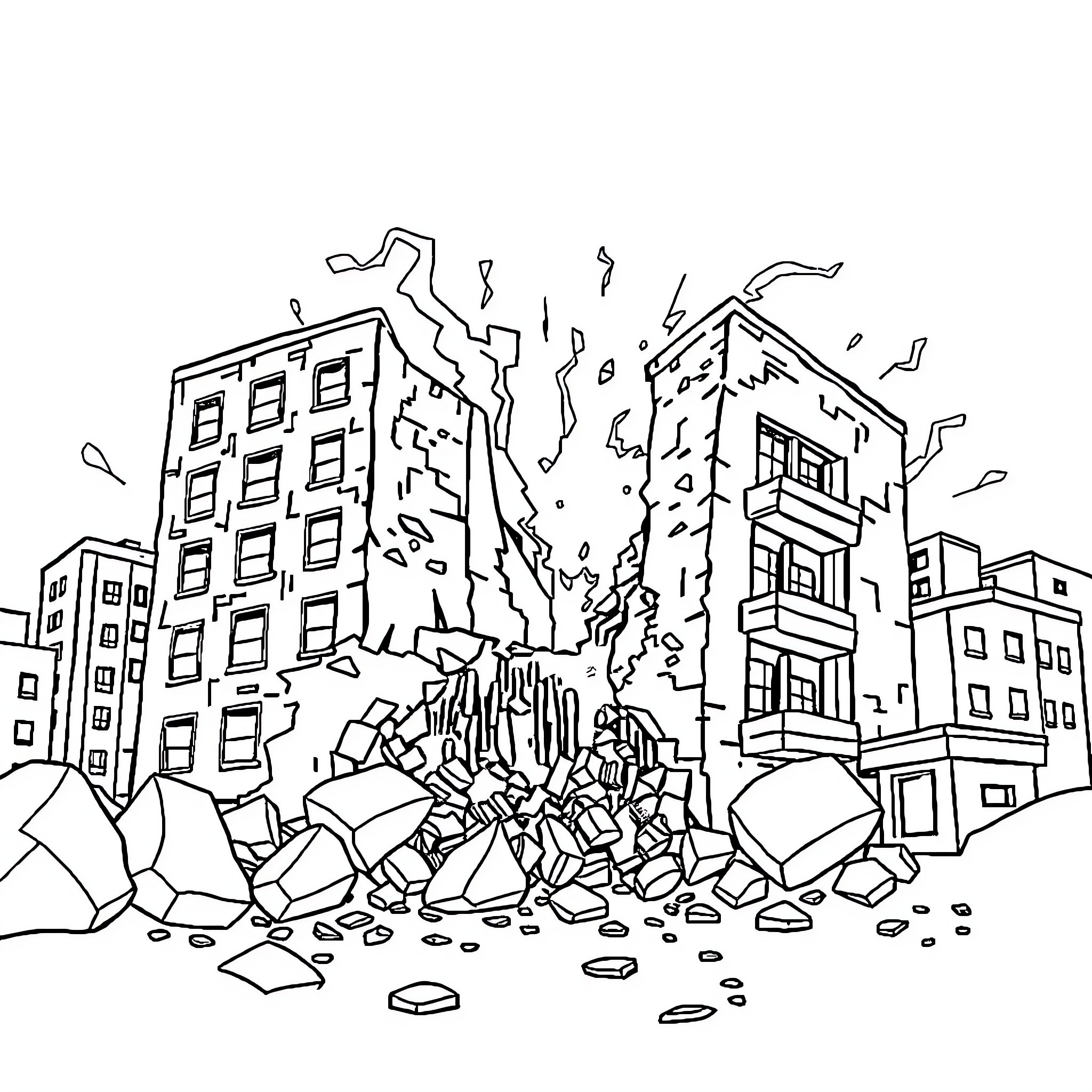 Best Earthquake Coloring Pages (Free Printable PDF)