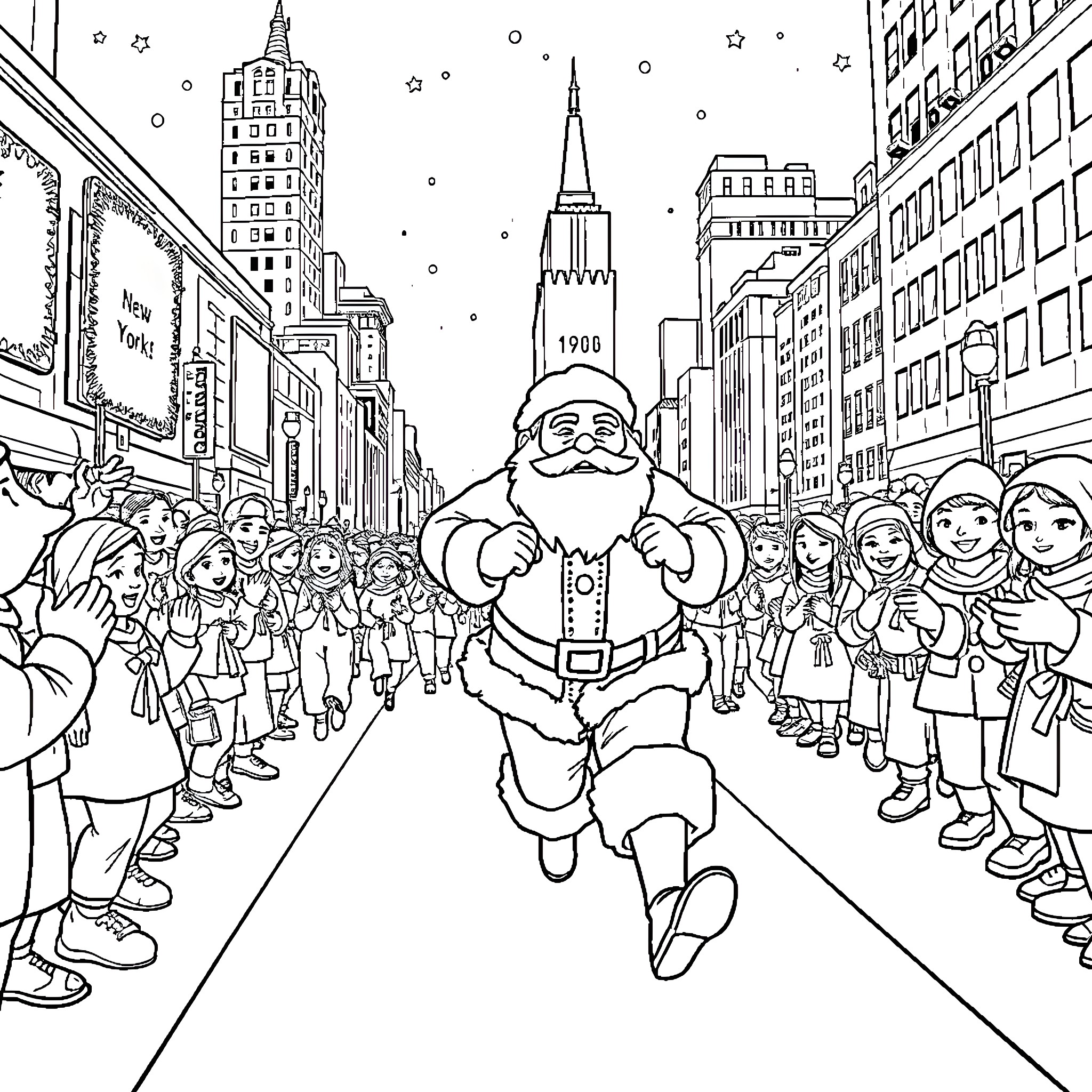 Best Santa Claus Coloring Pages (Free Printable PDF)