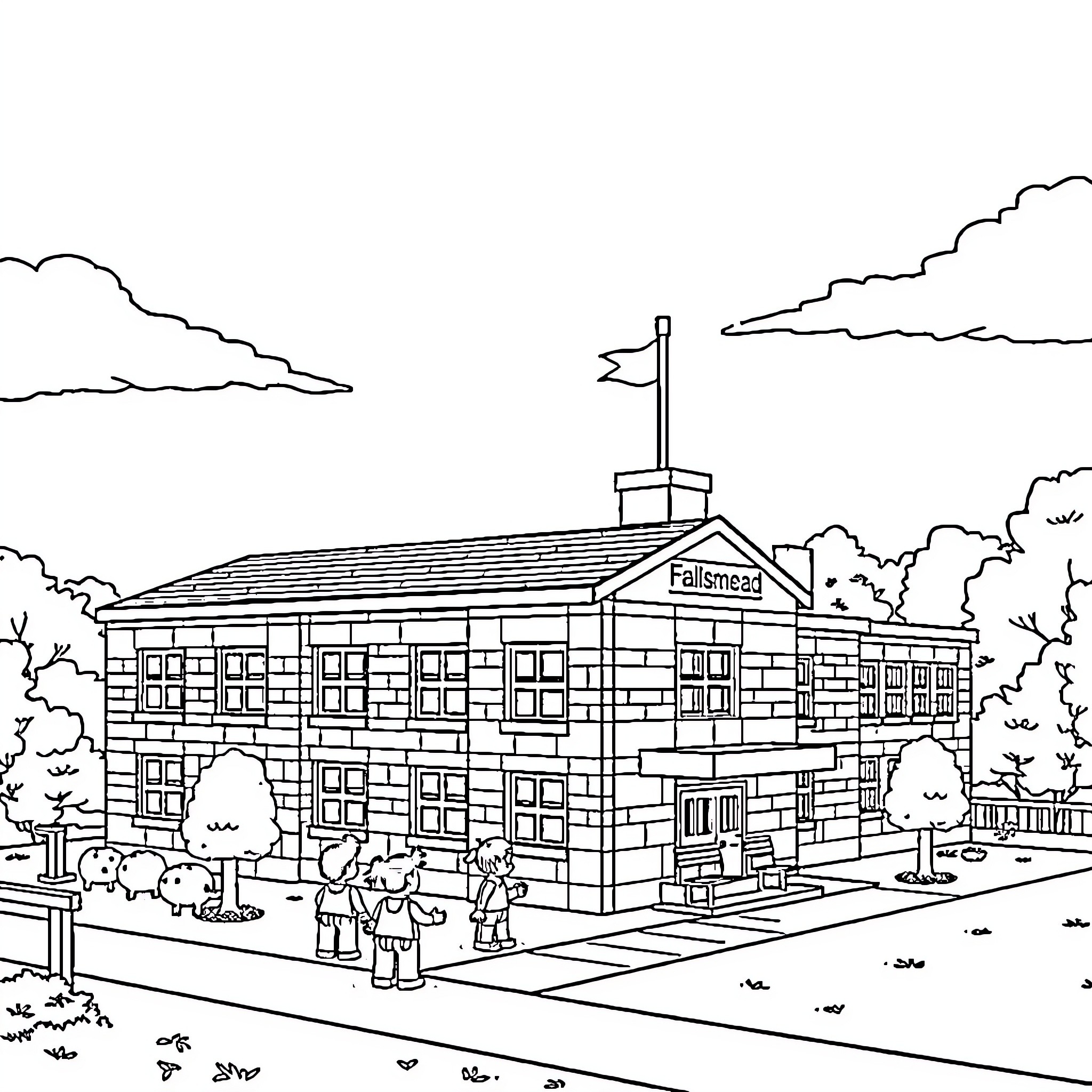 Best Fallsmead Elementary School Coloring Pages (Free Printable PDF)