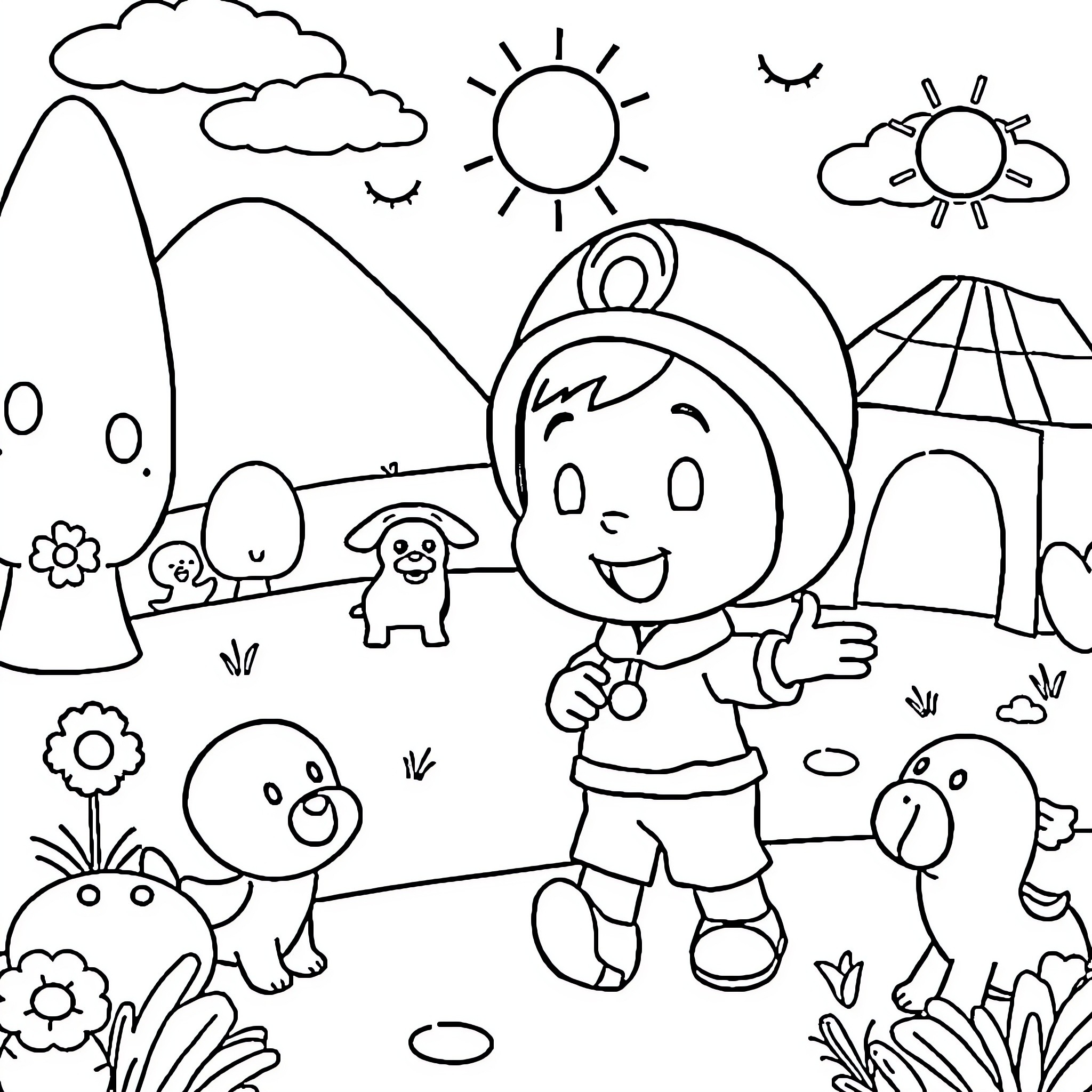 Best Pocoyo Coloring Pages (Free Printable PDF)
