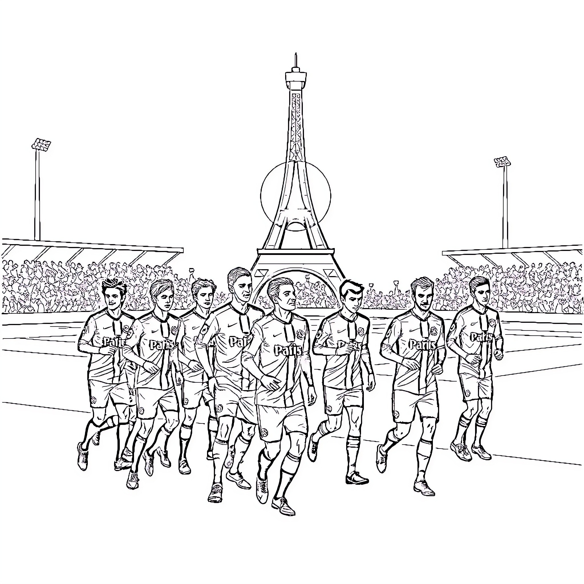 Best PSG Coloring Pages (Free Printable PDF)