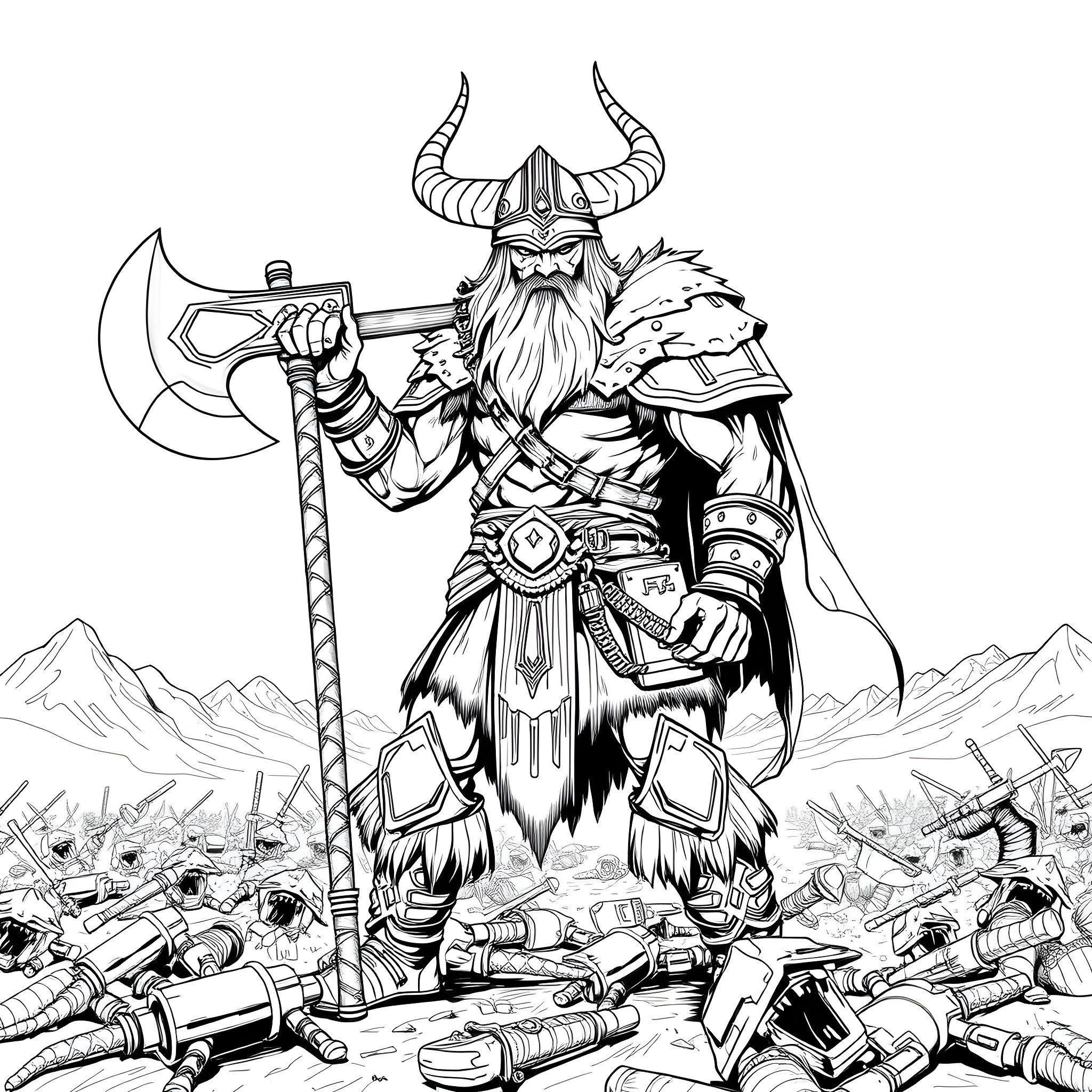 143 Best Warrior Coloring Pages (Free Printable PDFs)
