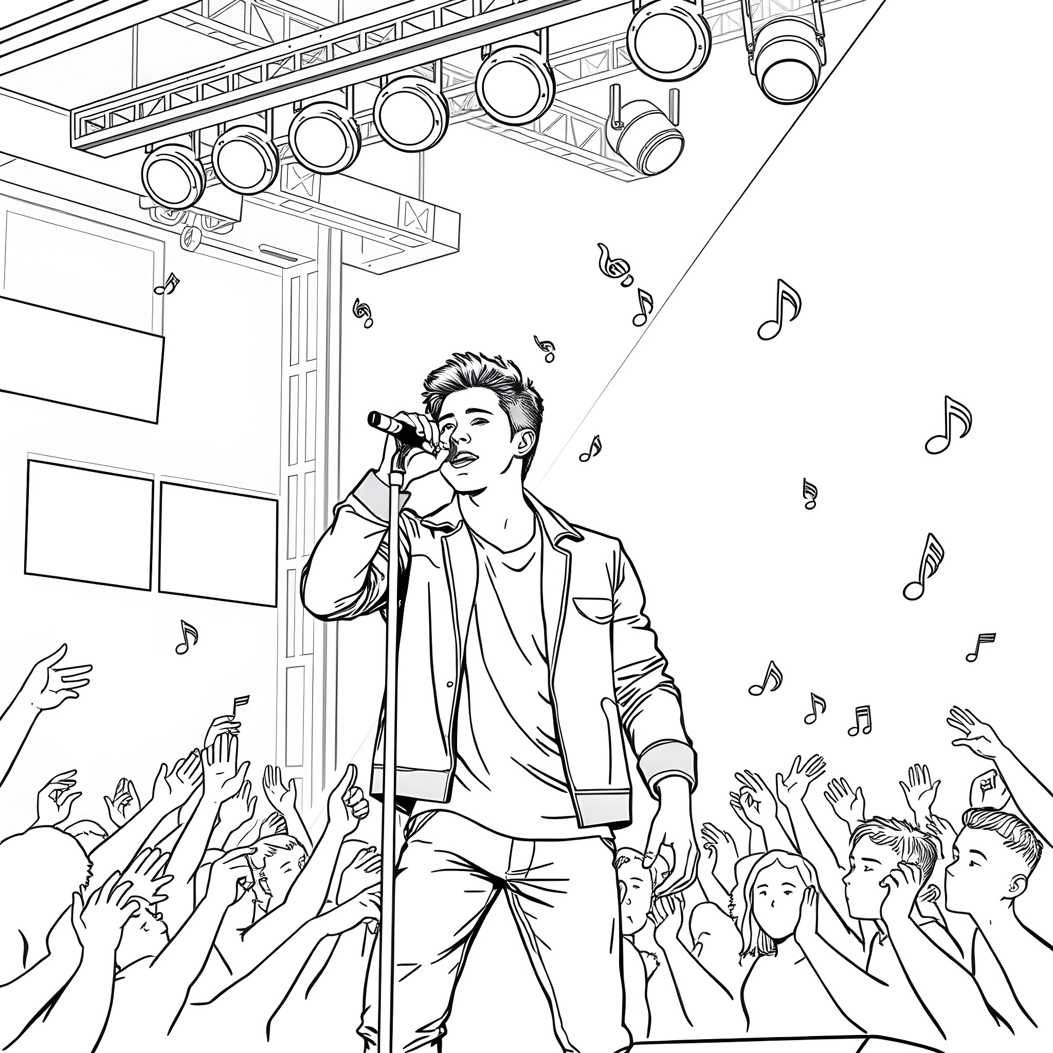 1 Best Nick Jonas Coloring Pages (Free Printable PDFs)