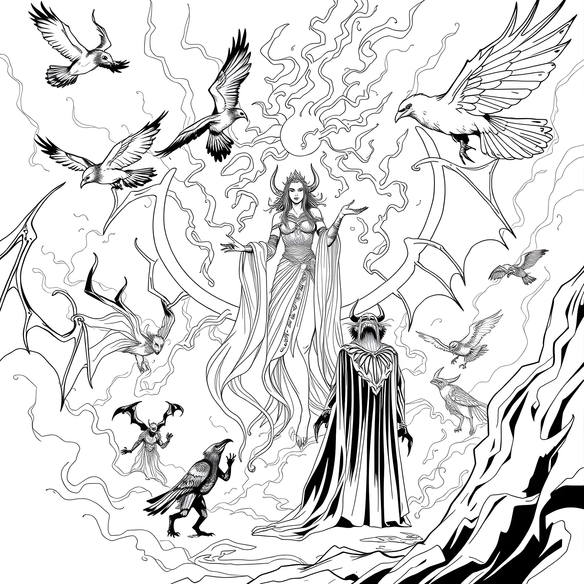 2 Best Jiangshi Coloring Pages (Free Printable PDFs)