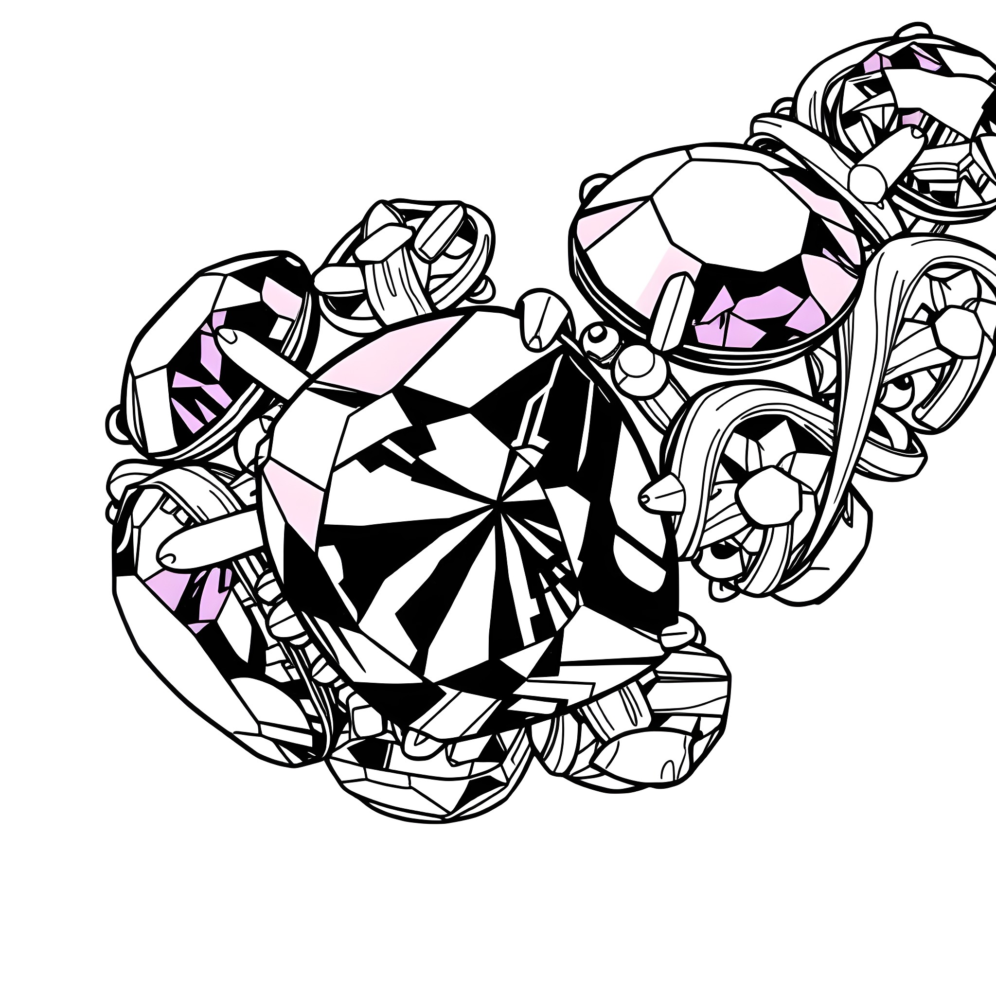 Best Gemstone Coloring Pages (Free Printable PDF)