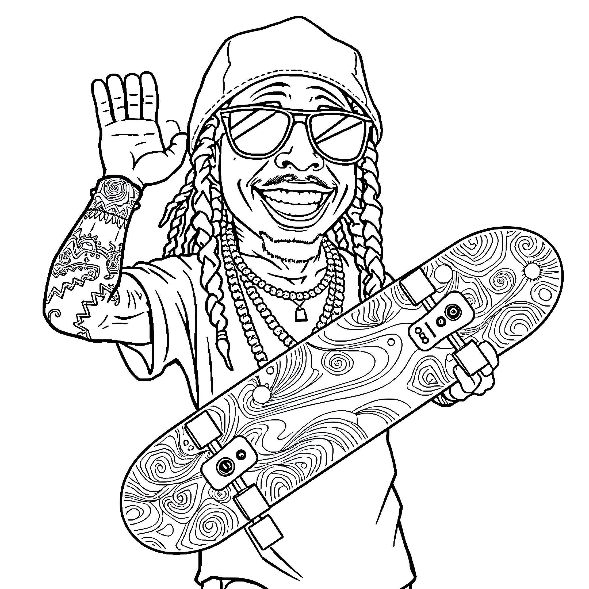 Best Lil Wayne Coloring Pages (Free Printable PDF)