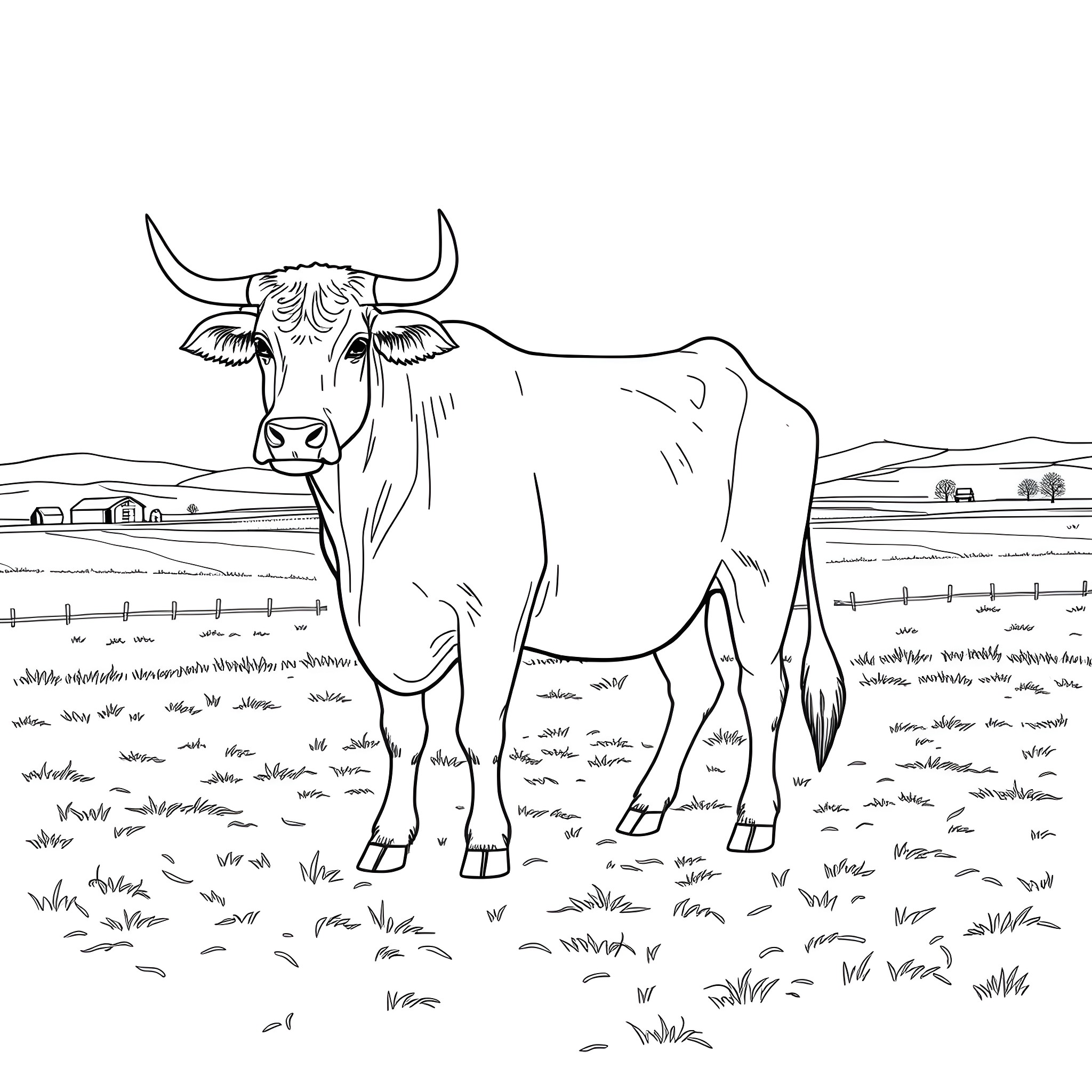 45 Best Ox Coloring Pages (Free Printable PDFs)