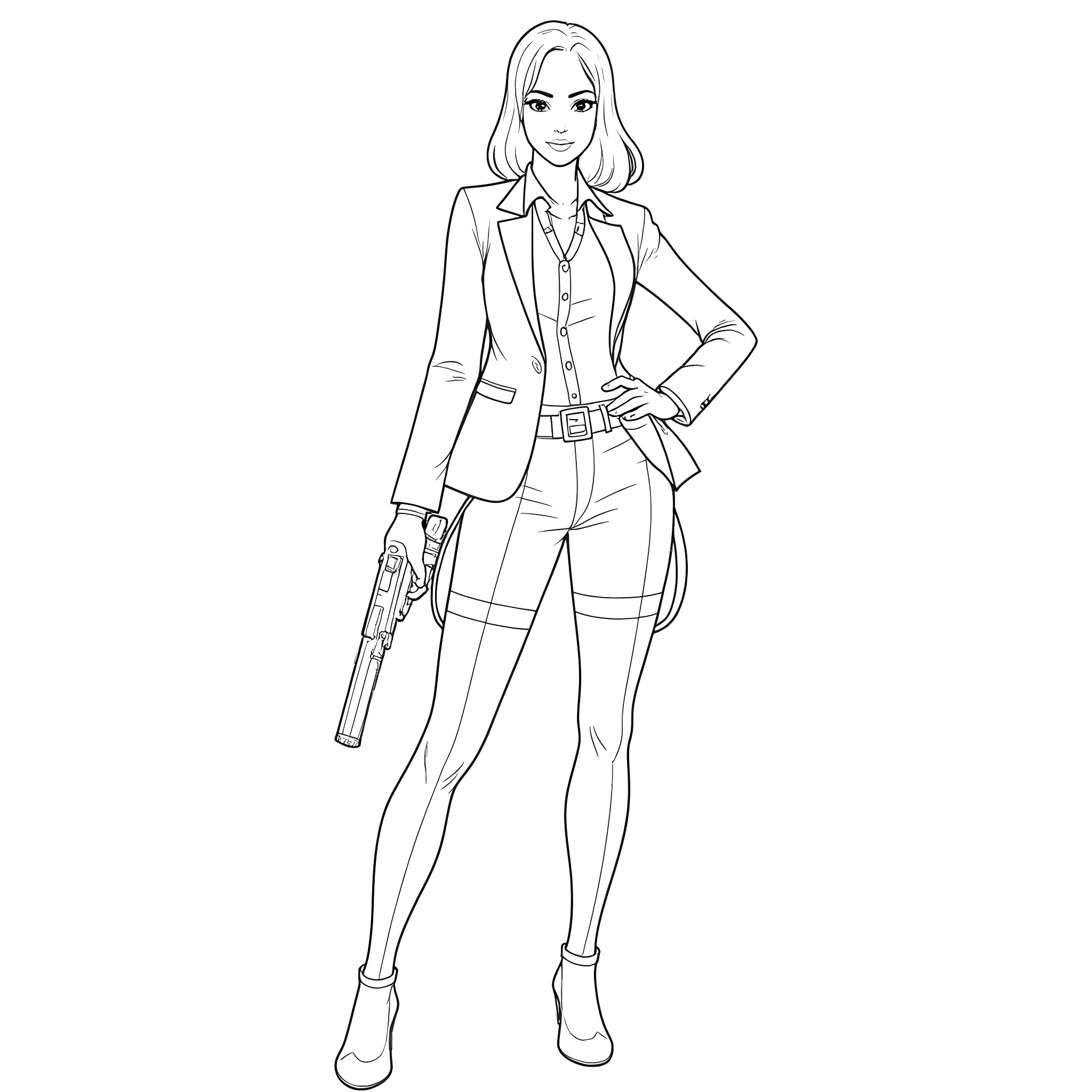Best Lara Croft Coloring Pages (Free Printable PDF)