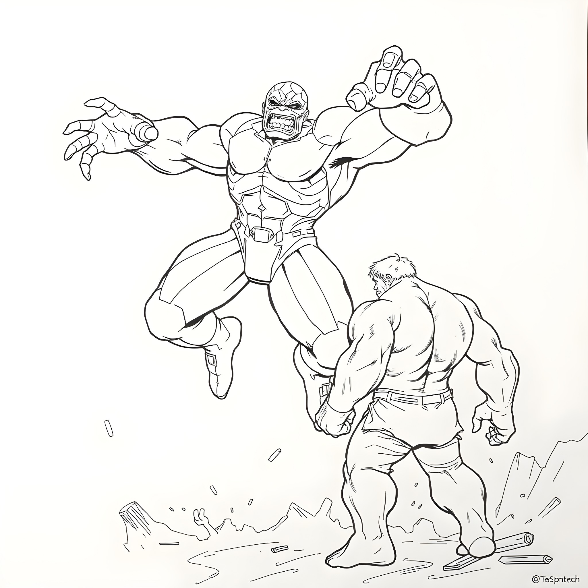 Best Abomination Coloring Pages (Free Printable PDF)