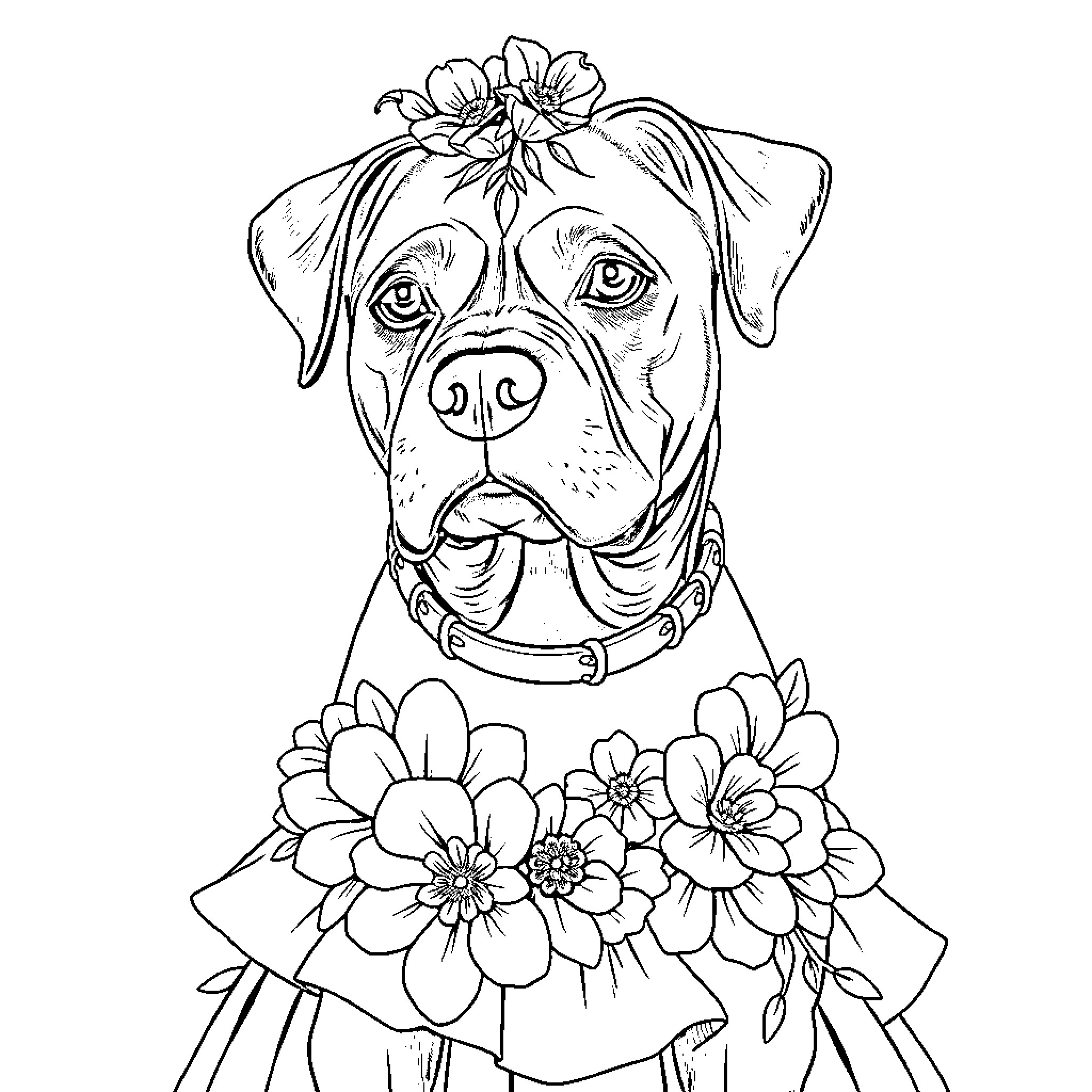 Best Staffy Coloring Pages (Free Printable PDF)